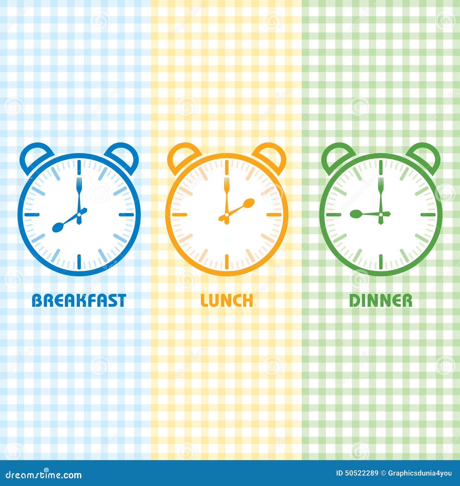 Breakfast Lunch and Dinner Time Stock Vector - Illustration of dessert ... Breakfast Lunch and Dinner Time Stock Vector - Illustration of dessert ...