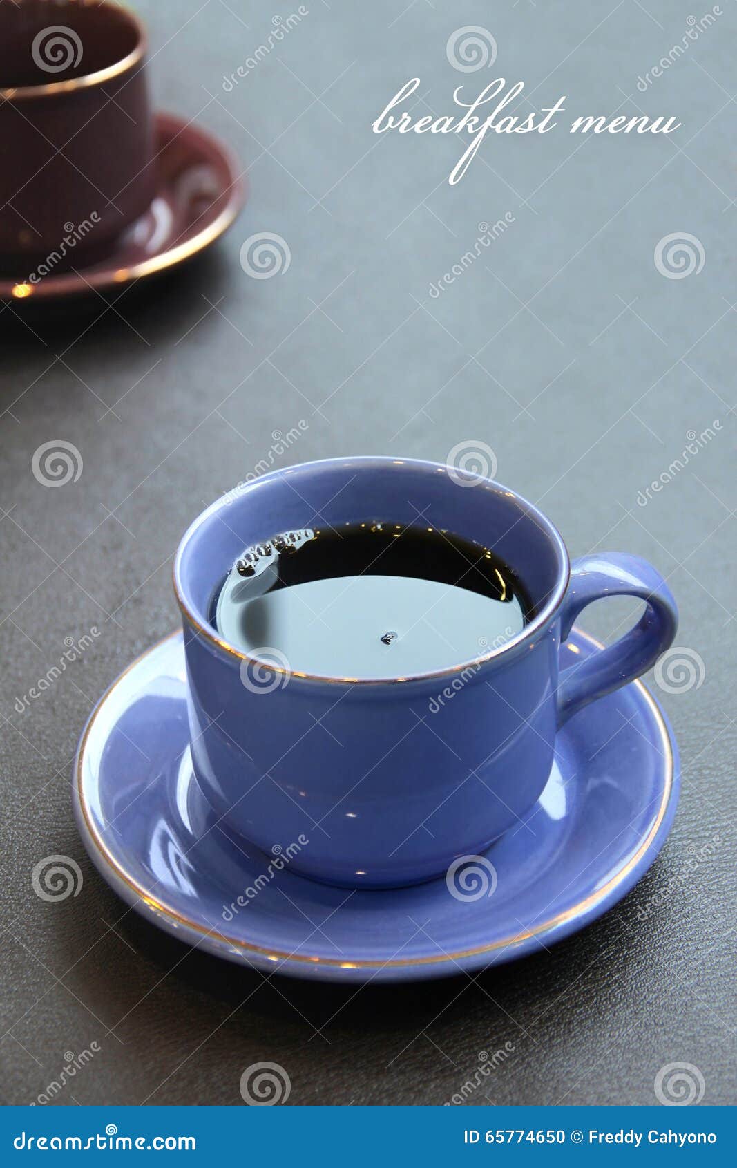 Breakfast Menu Design Template Stock Photo - Image of decorative, drink ...