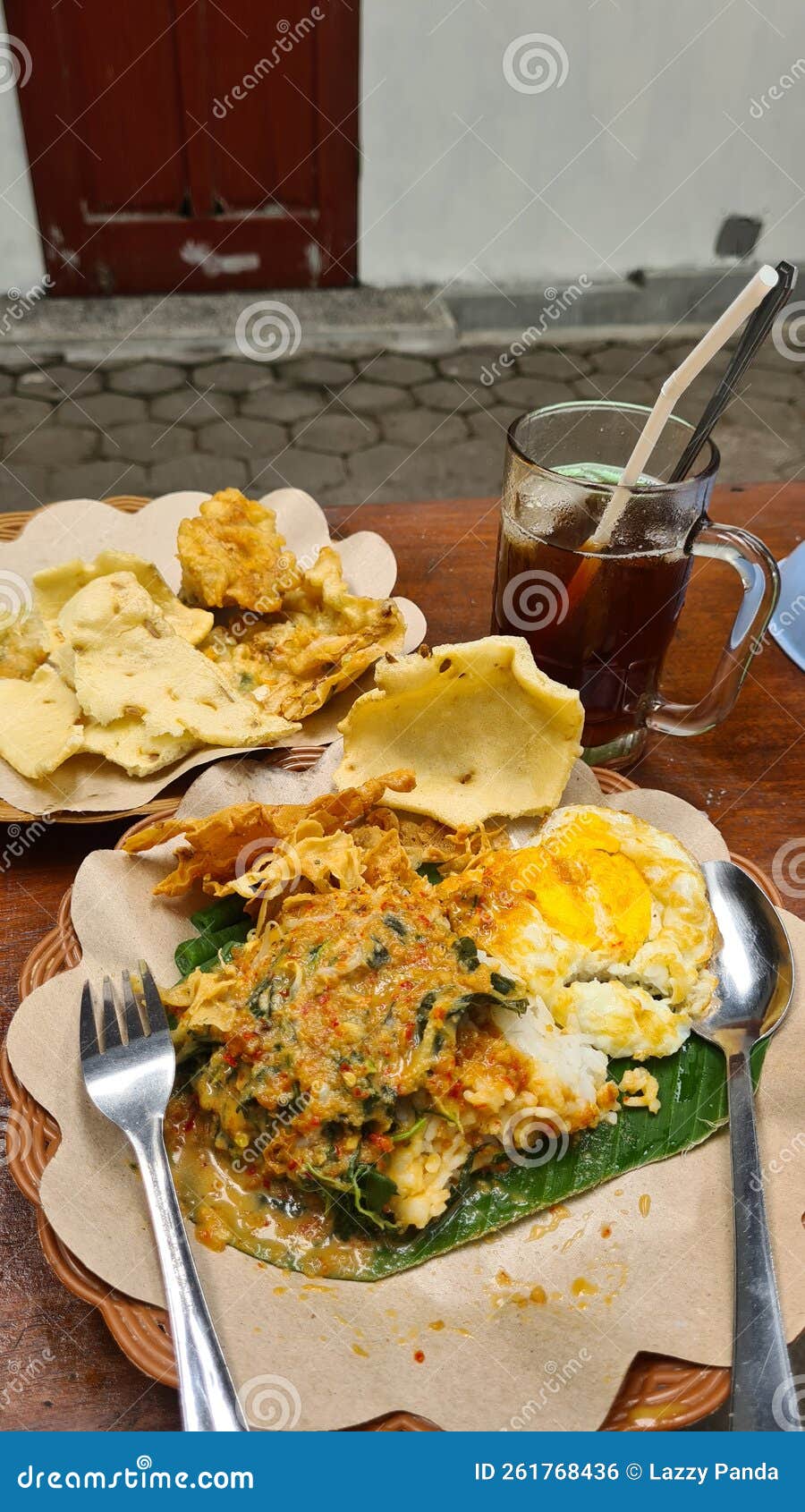 Breakfast Menu with Pecel Rice and Iced Tea, Don& X27;t Forget Fried ...