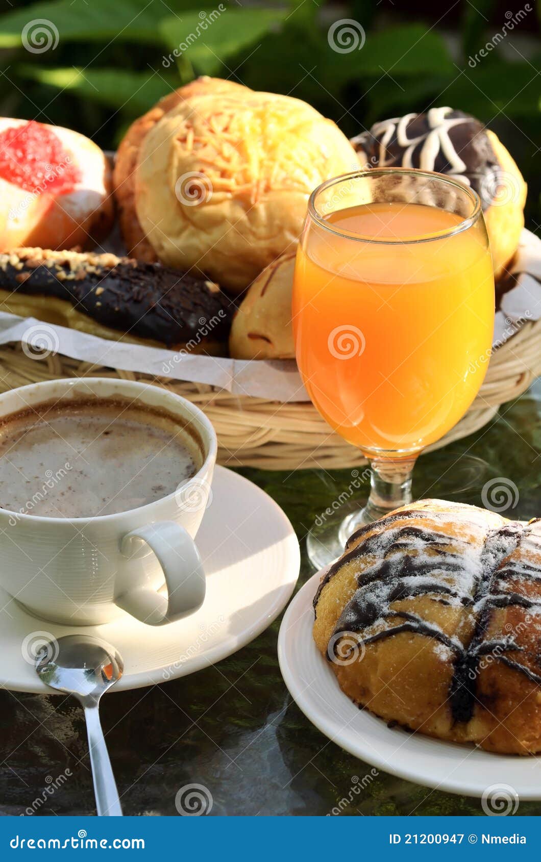 Breakfast Menu in a Warm Morning Light. Stock Image - Image of taste ...