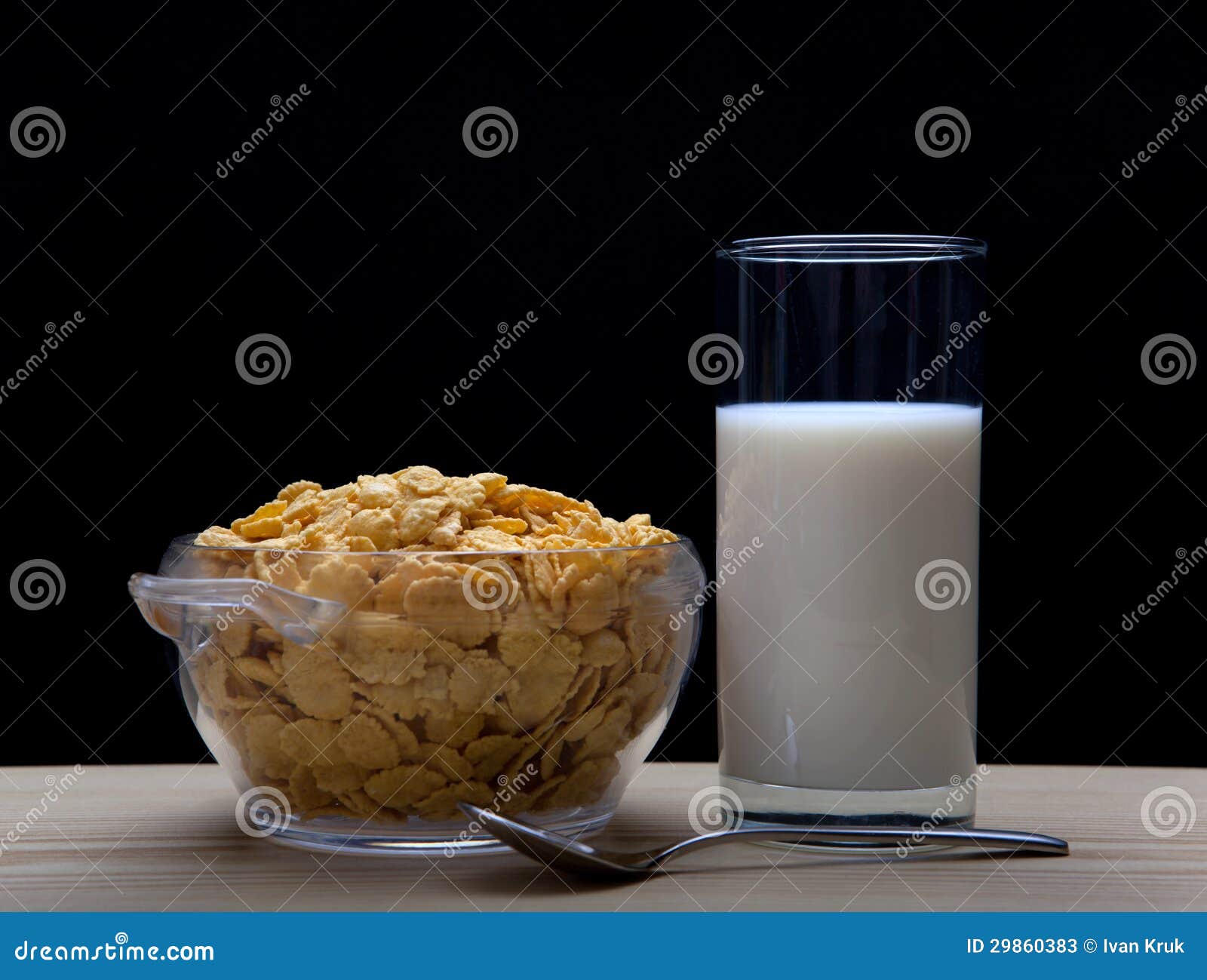 Milk and cornflakes stock image. Image of liquid, breakfast - 29860383