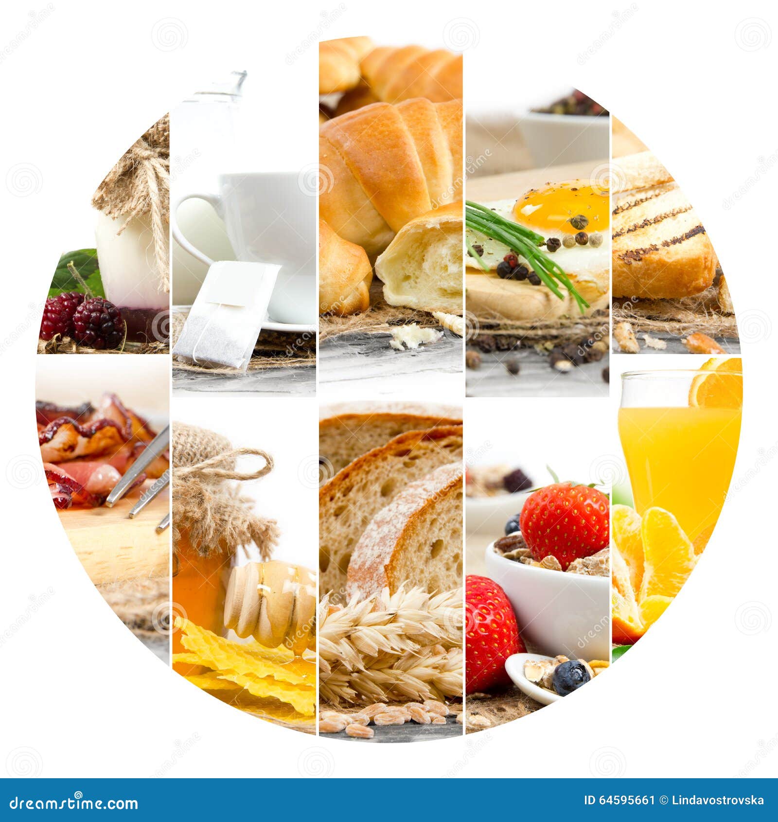 Breakfast Mix stock image. Image of bacon, diet, fruit - 64595661