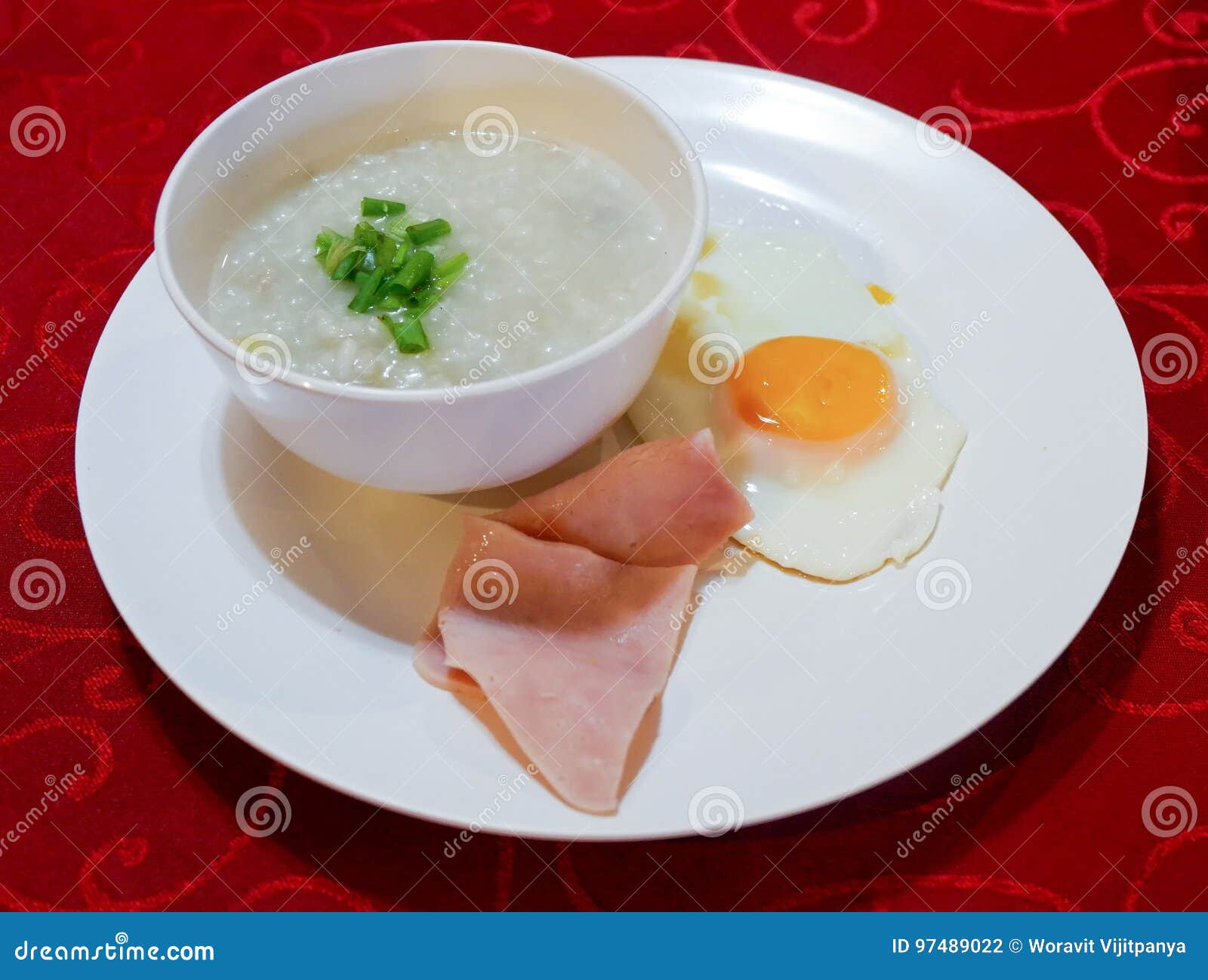 Breakfast mush stock photo. Image of bowl, delicious - 97489022