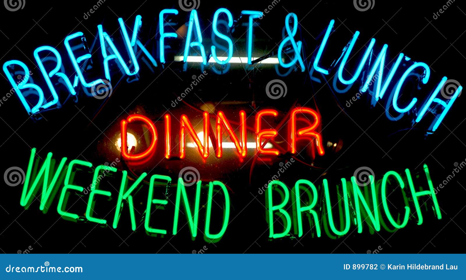 Breakfast Neon Sign stock photo. Image of food, breakfast - 899782