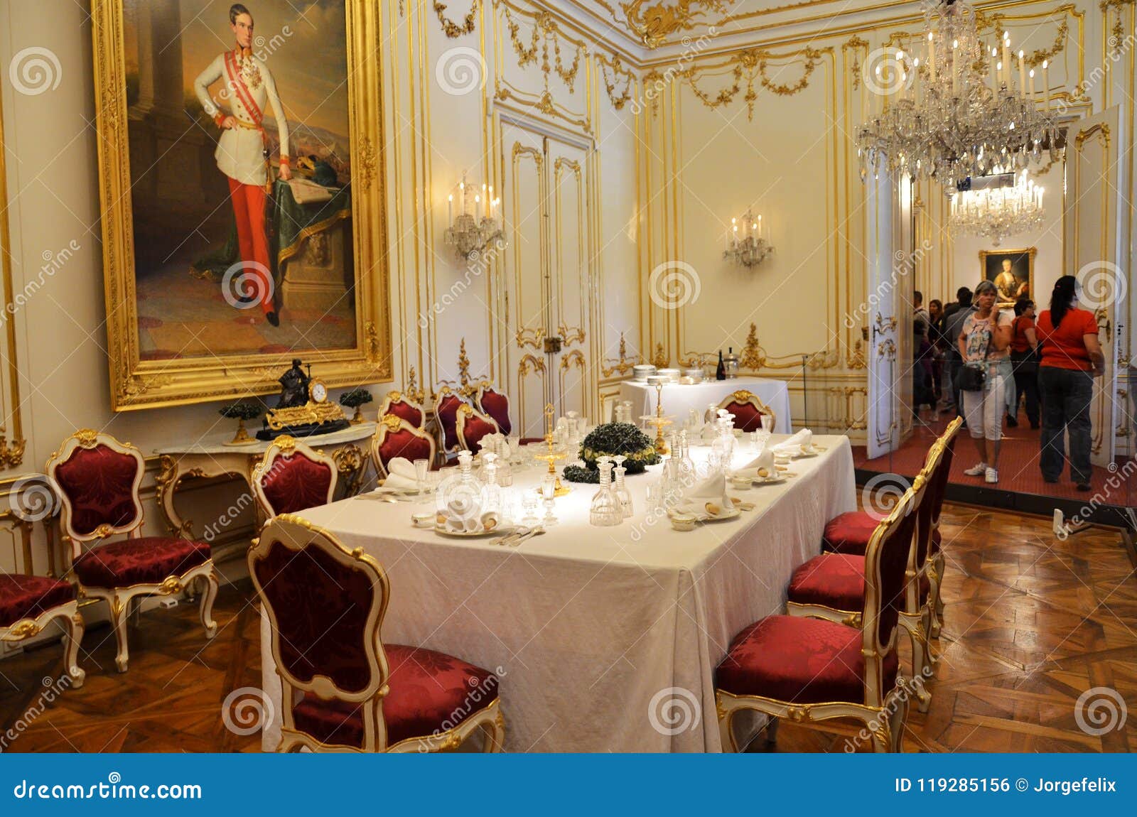 Breakfast Room of the Austrian Emperors Editorial Photo - Image of ...