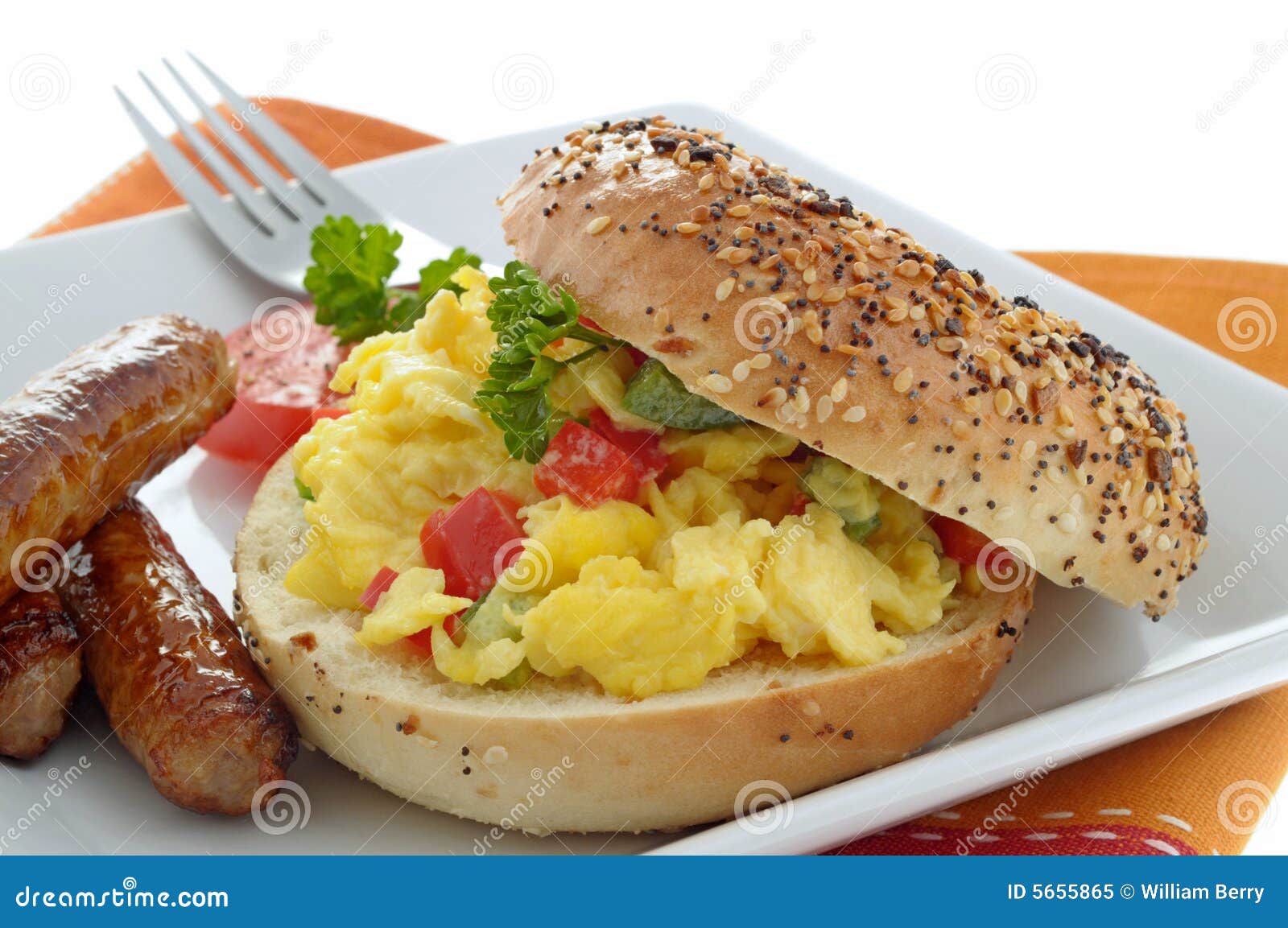 Breakfast Sandwich stock image. Image of culinary, tomato - 5655865