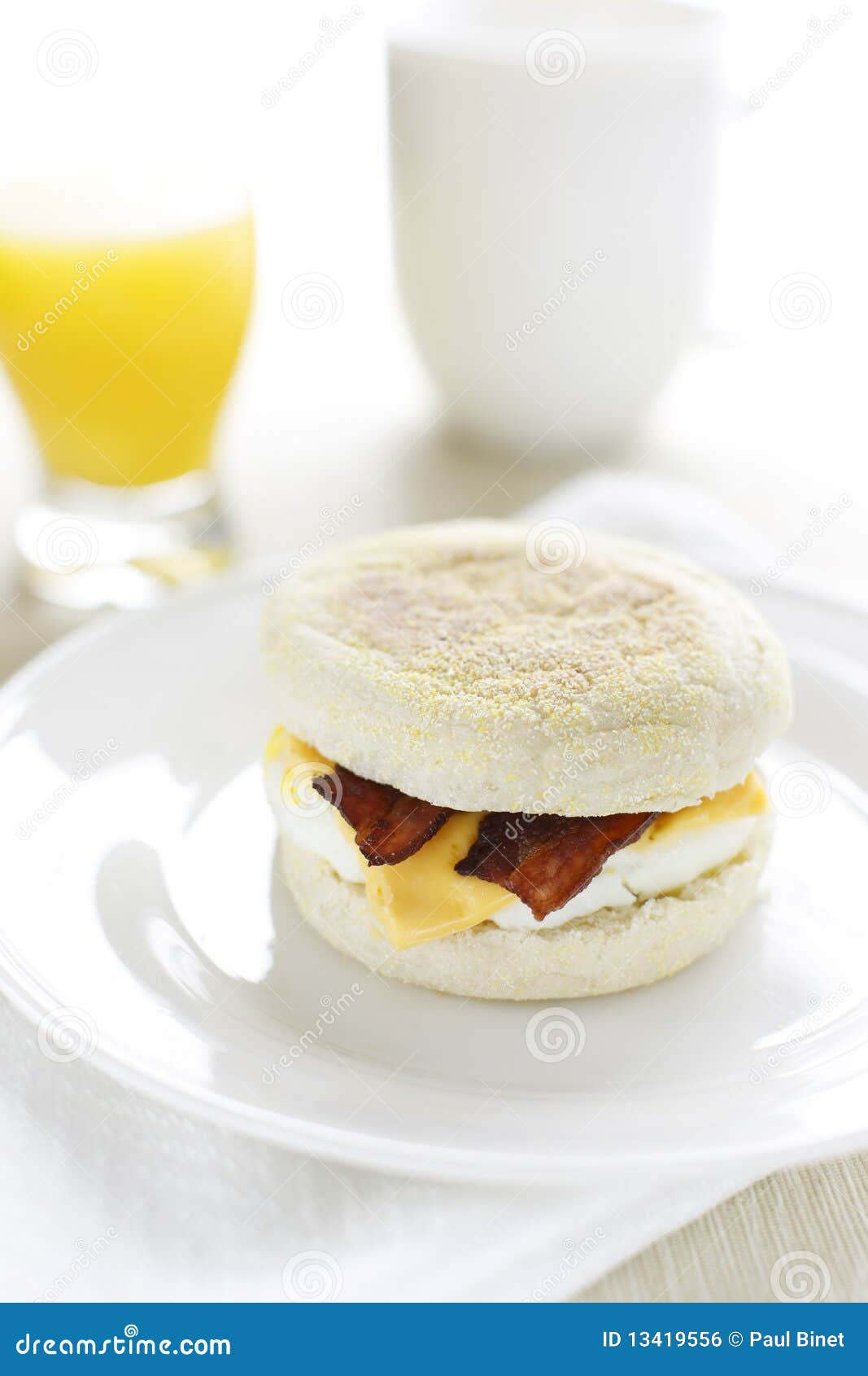 Breakfast Sandwich Vertical Stock Photo - Image of morning, gourmet ...