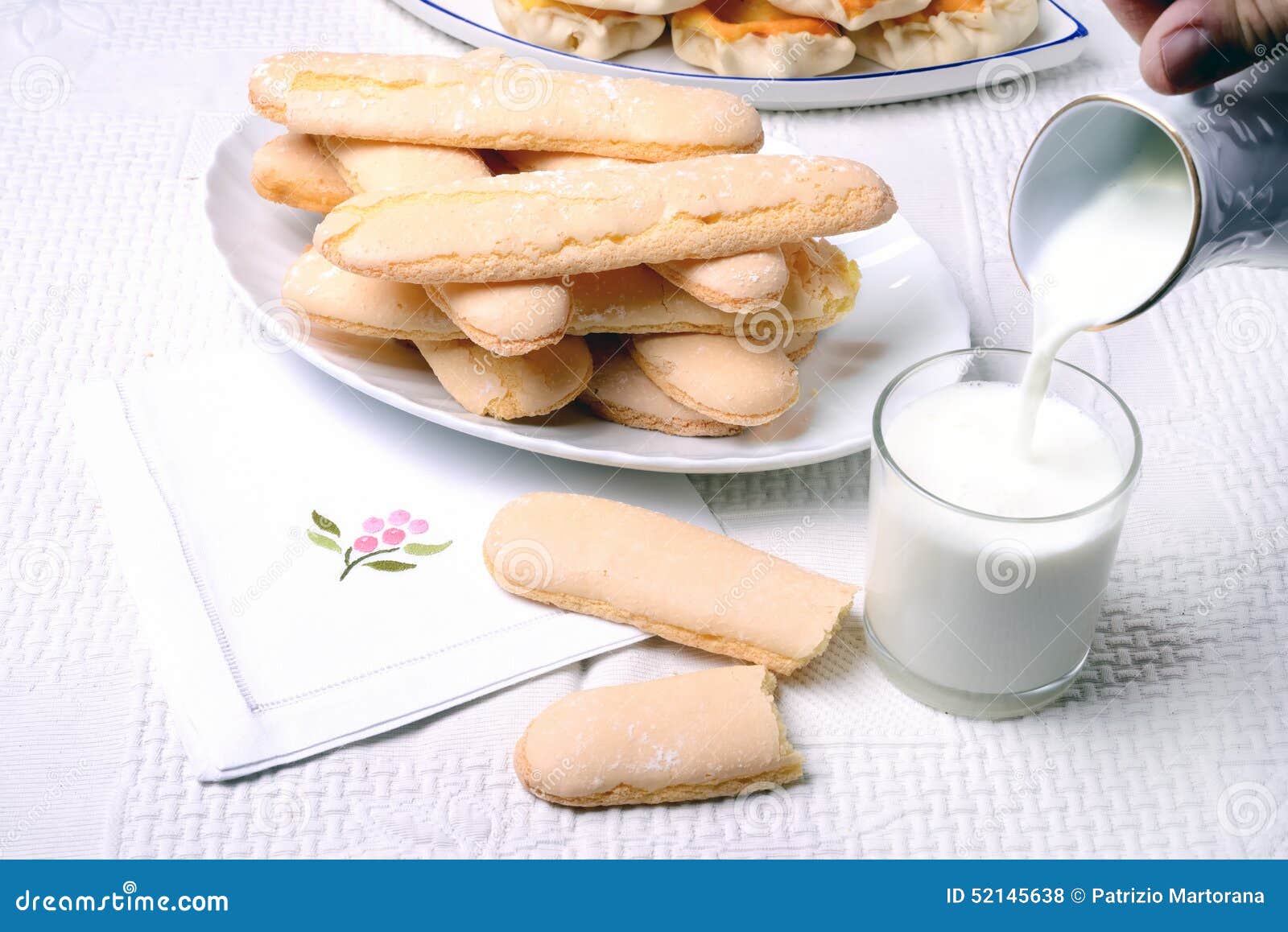 Breakfast in Sardegna stock photo. Image of dessert, food - 52145638