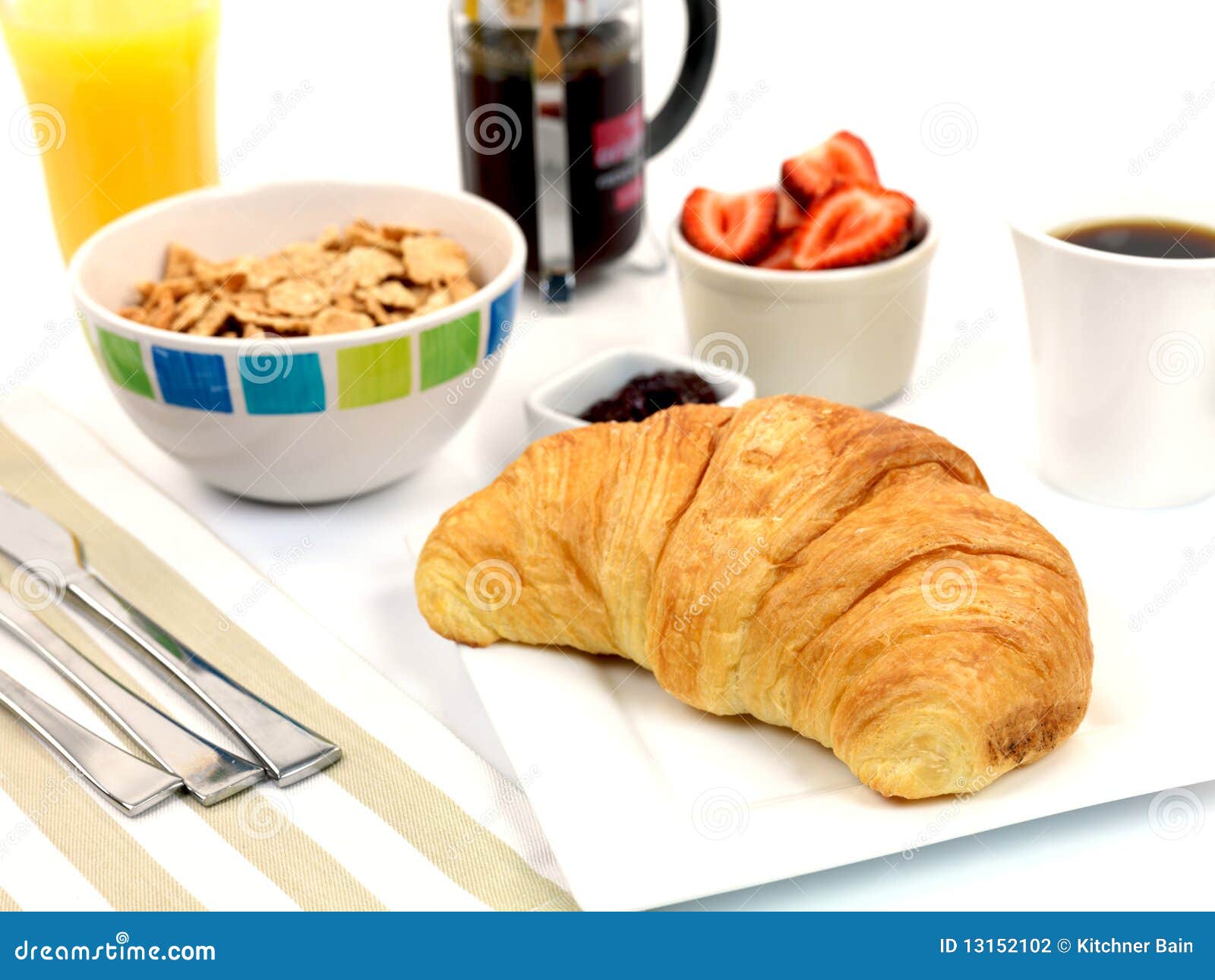 Breakfast is Served stock photo. Image of serve, perculated - 13152102