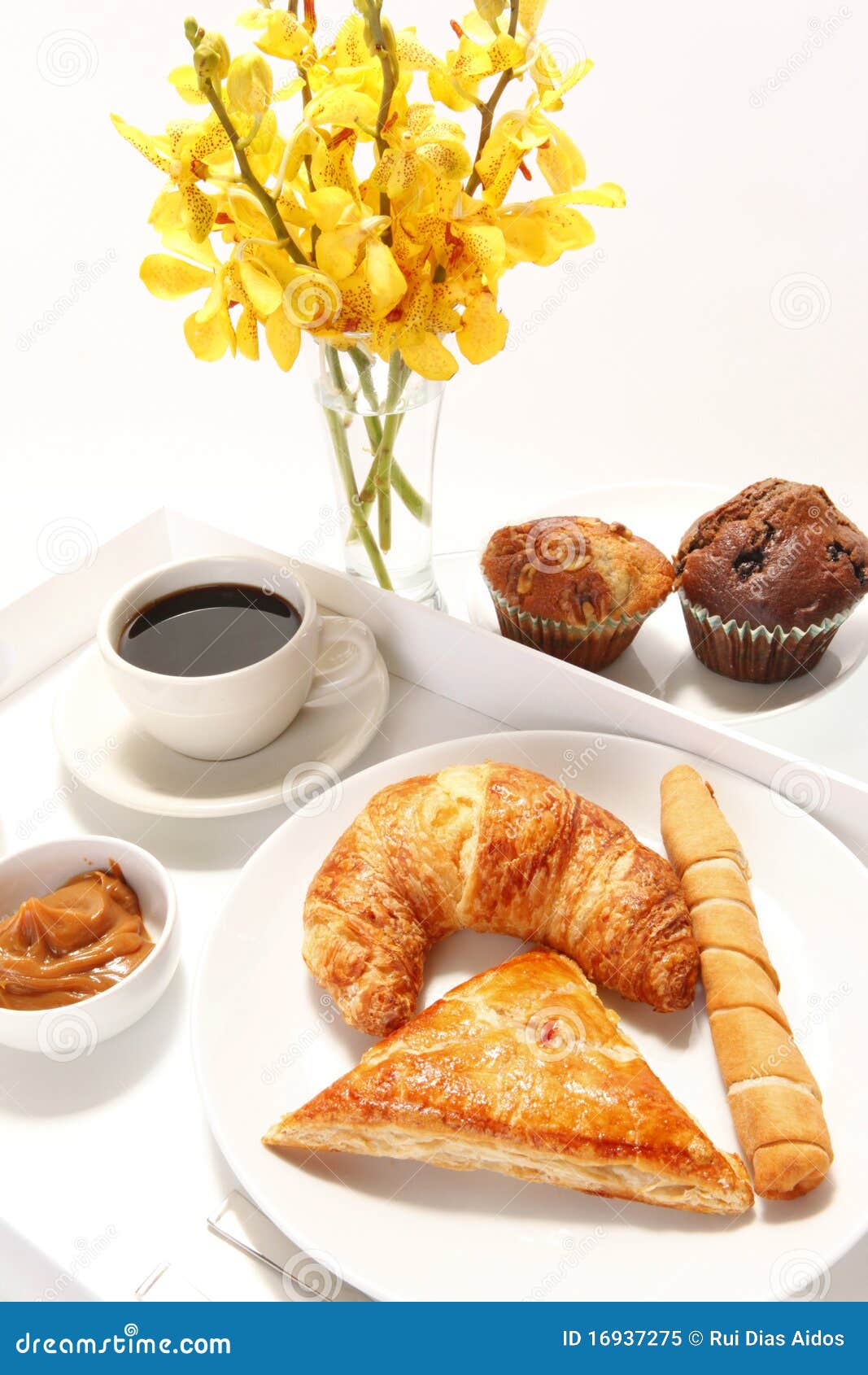 Breakfast set stock image. Image of canapes, bake, finger - 16937275