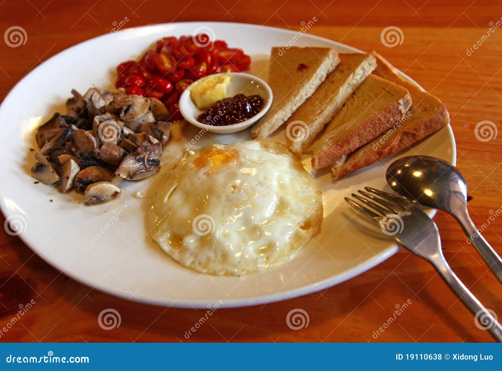 Breakfast set stock photo. Image of closeup, breakfast - 19110638