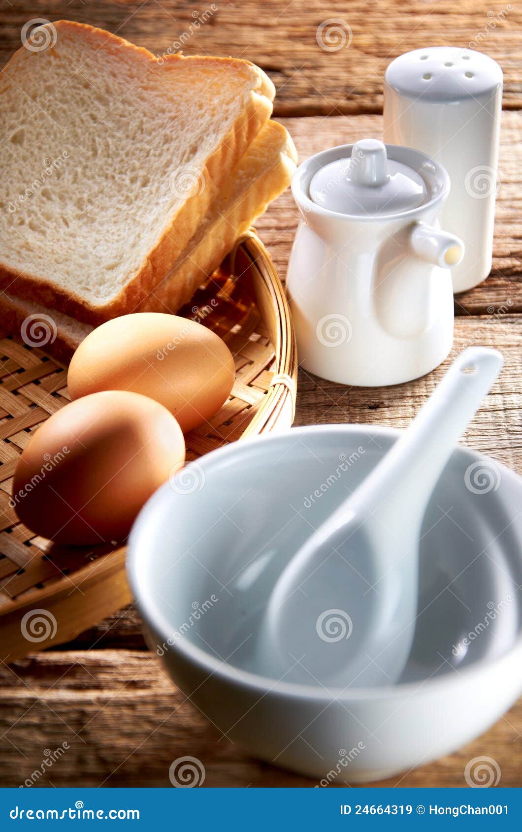 Breakfast Set stock image. Image of food, ingredient - 24664319