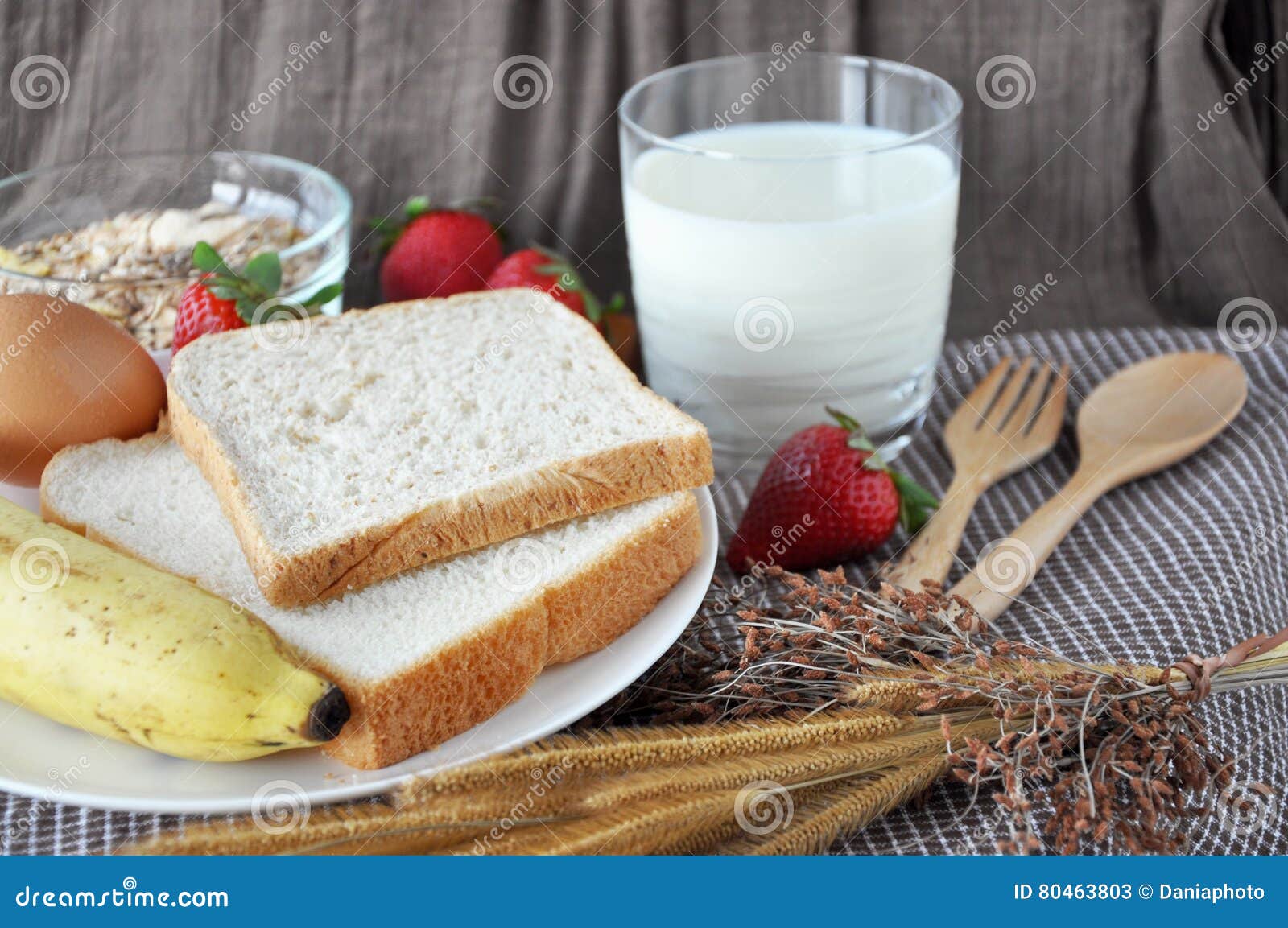 Breakfast Set stock image. Image of healthy, nutrition - 80463803