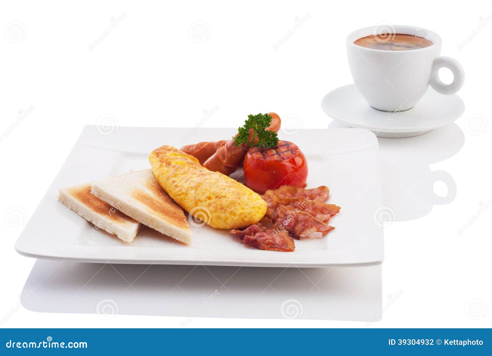 Breakfast set stock photo. Image of brunch, alacarte - 39304932