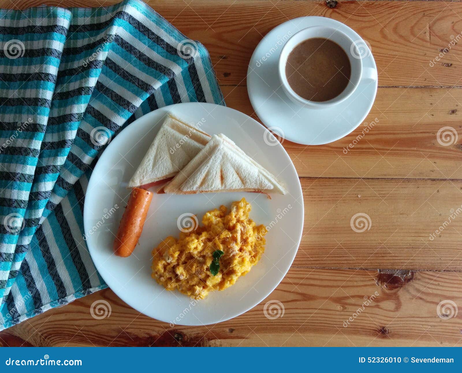 Breakfast set stock photo. Image of simple, delicious - 52326010