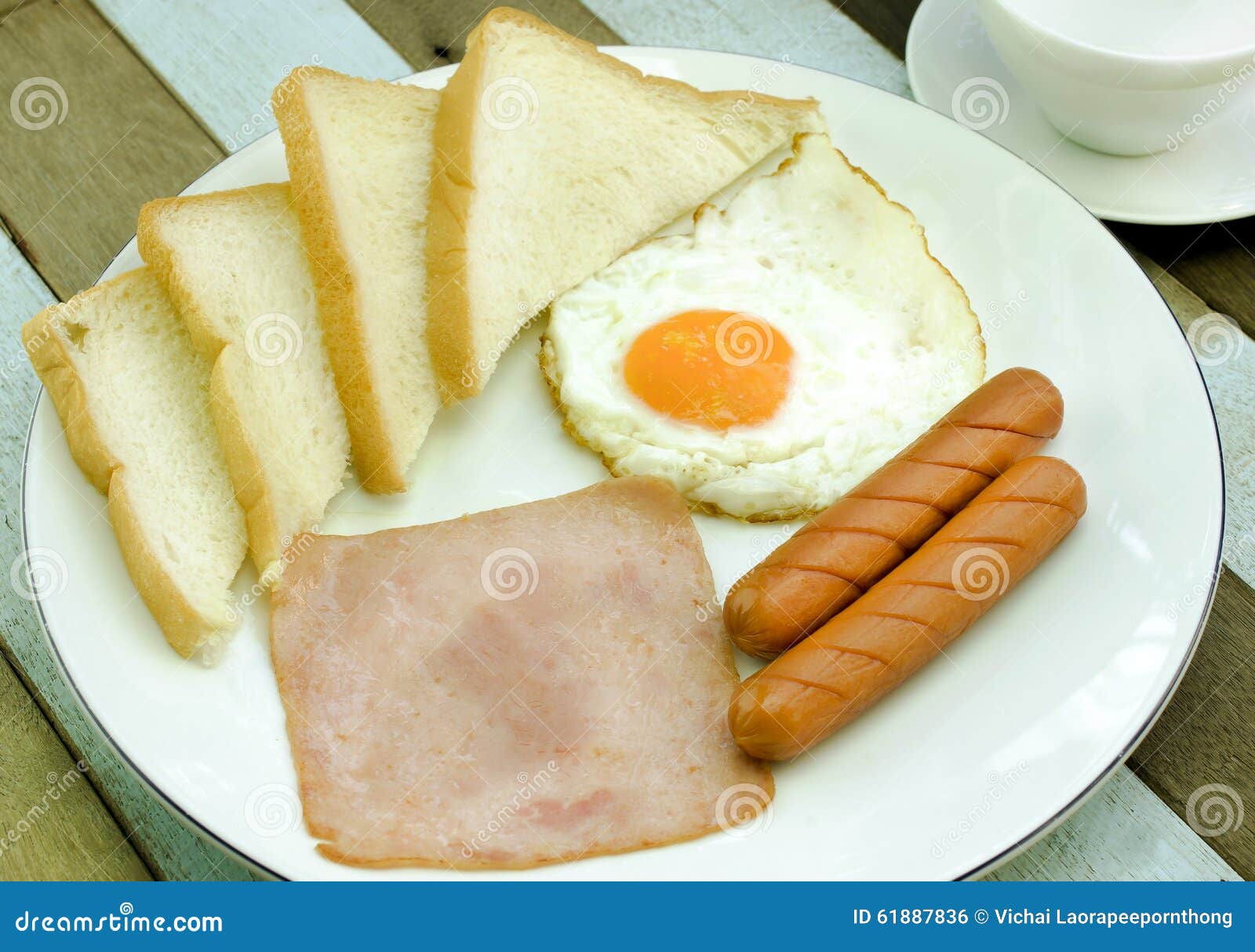 Breakfast set stock photo. Image of dinner, english, serving - 61887836