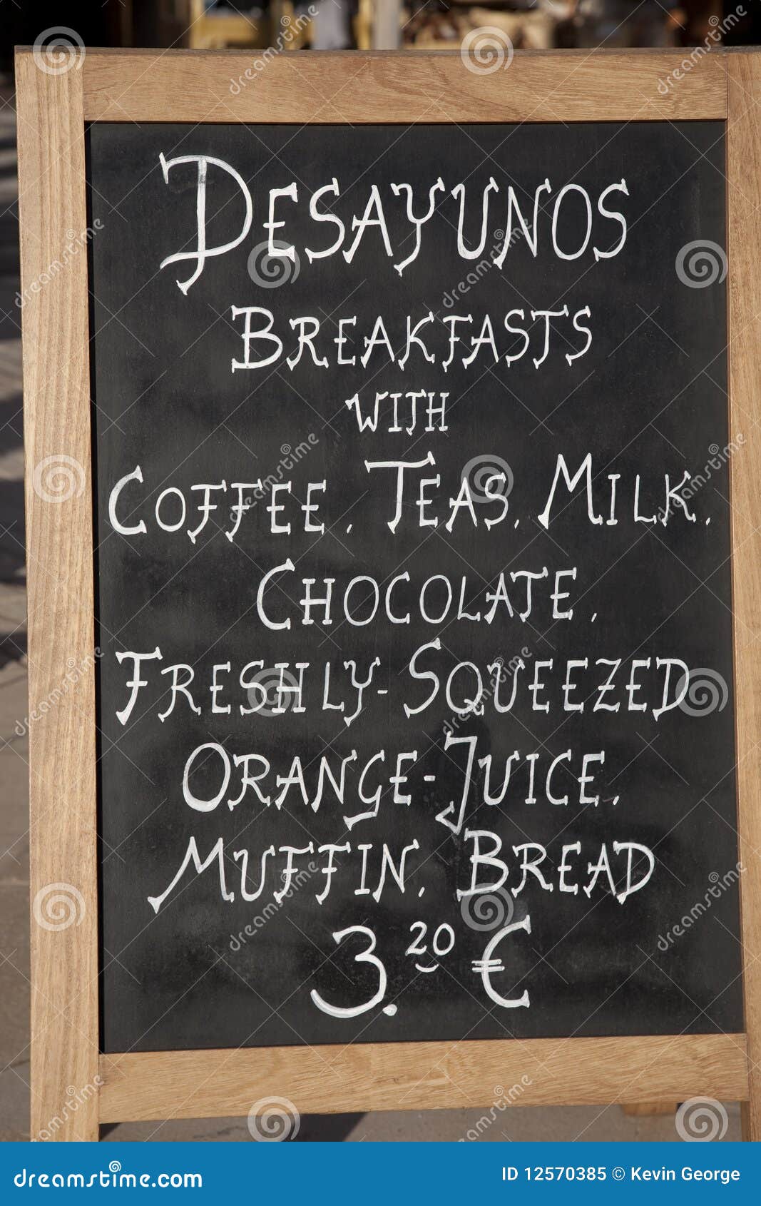 Breakfast Sign stock image. Image of breakfast, drink - 12570385