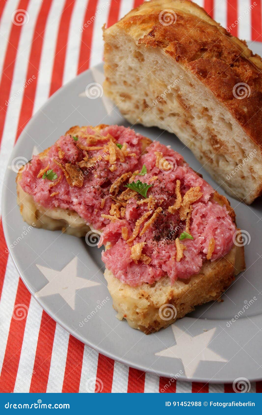 Breakfast stock photo. Image of appetizer, minced, snack - 91452988