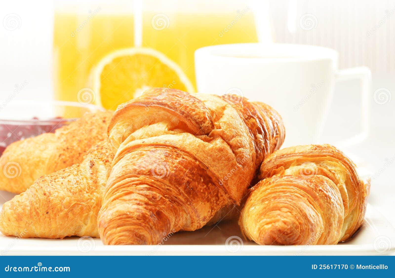 Breakfast on the table stock photo. Image of fresh, breakfast - 25617170