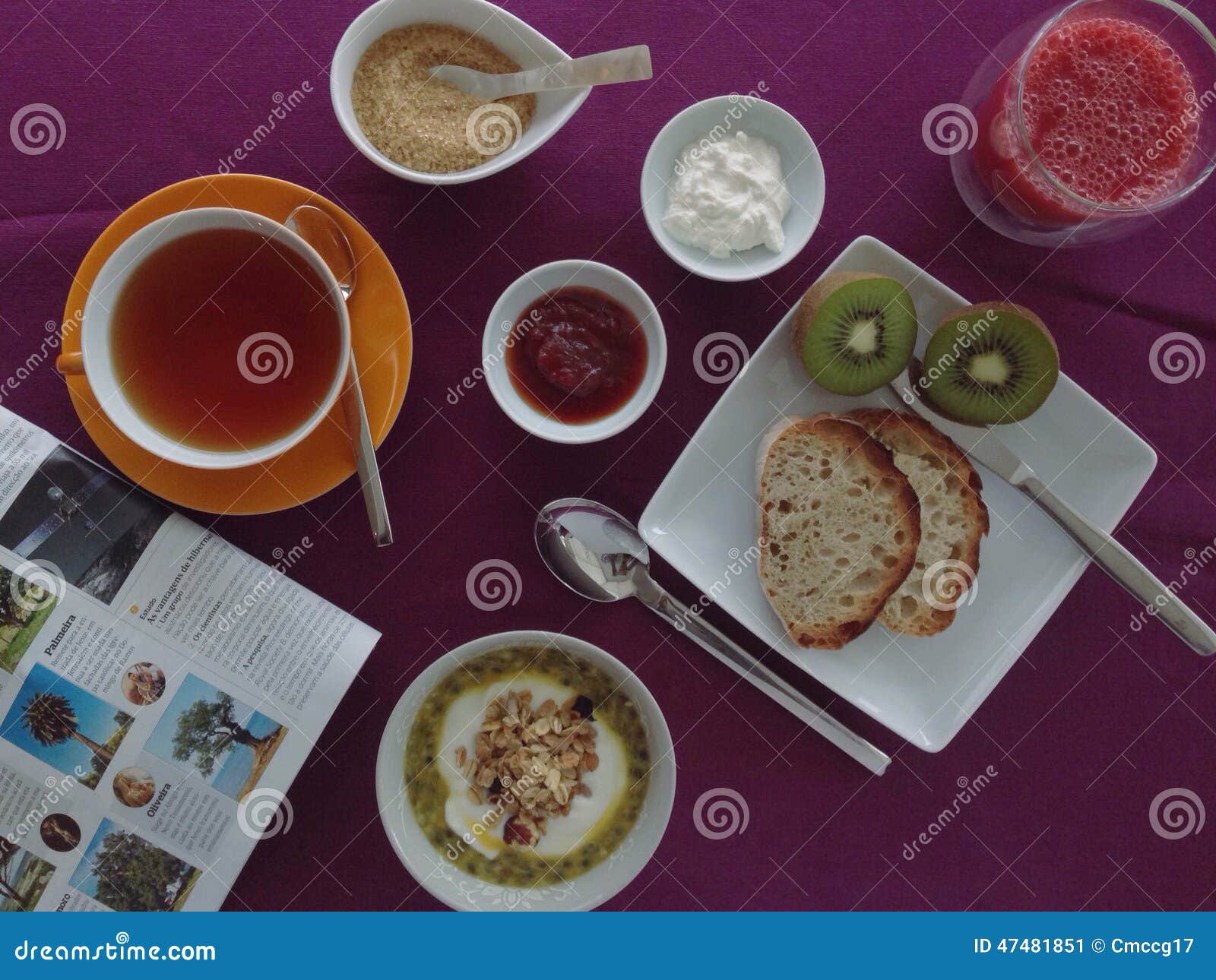 Breakfast table editorial photo. Image of fresh, natural - 47481851