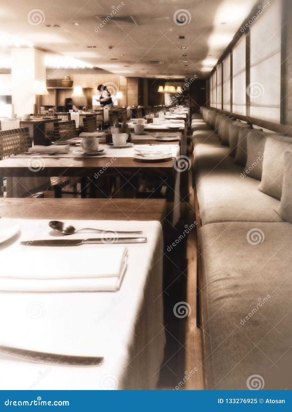 Breakfast Table Setting stock image. Image of manufactured - 133276925