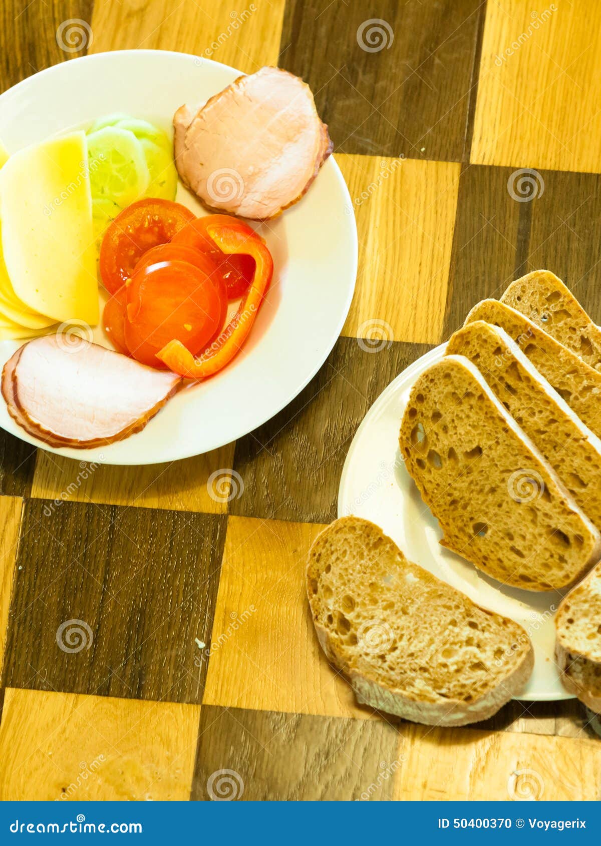 Breakfast table top view stock photo. Image of vegetables - 50400370