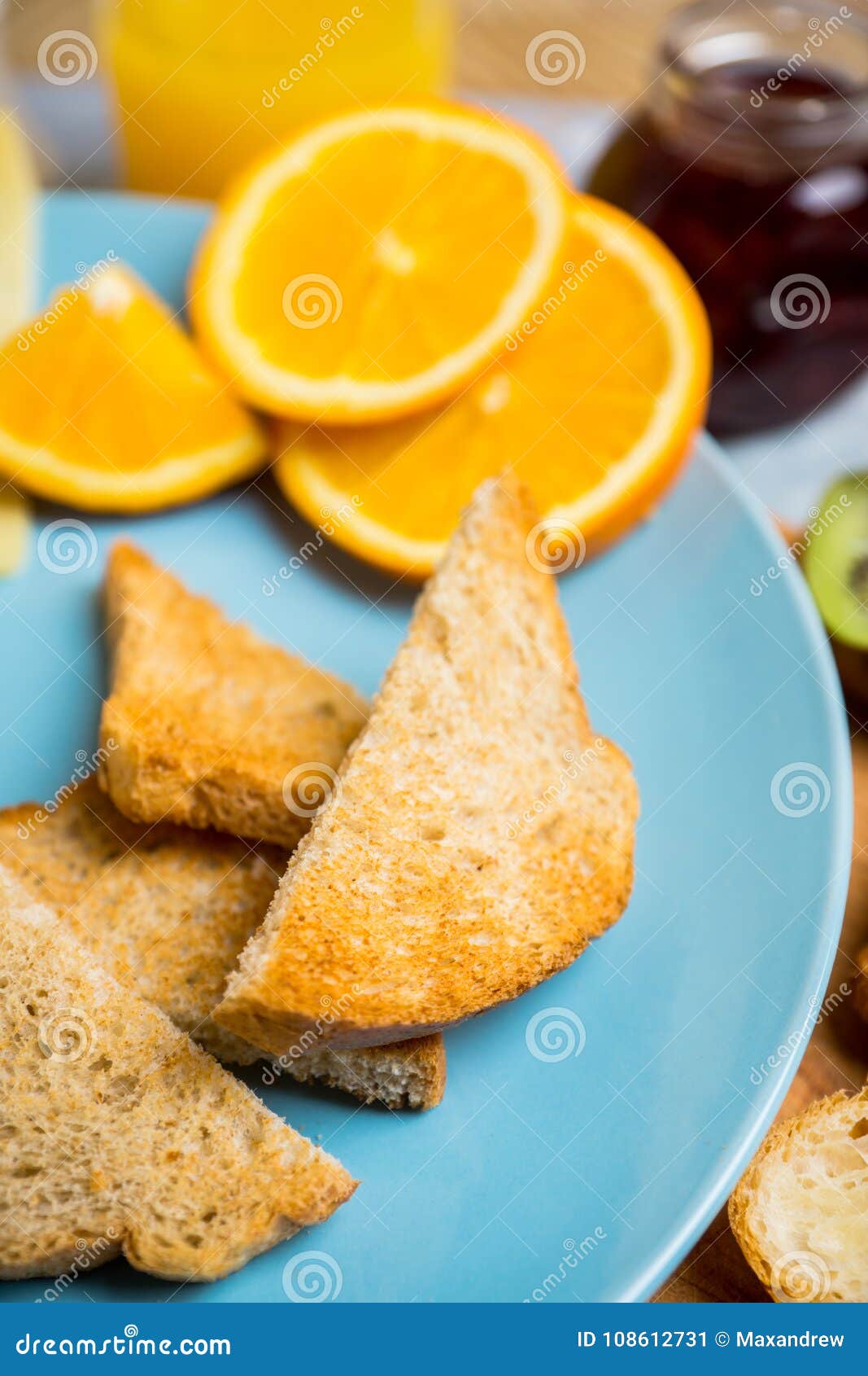 Breakfast Table with Various Food Stock Image - Image of baked, eggs ...