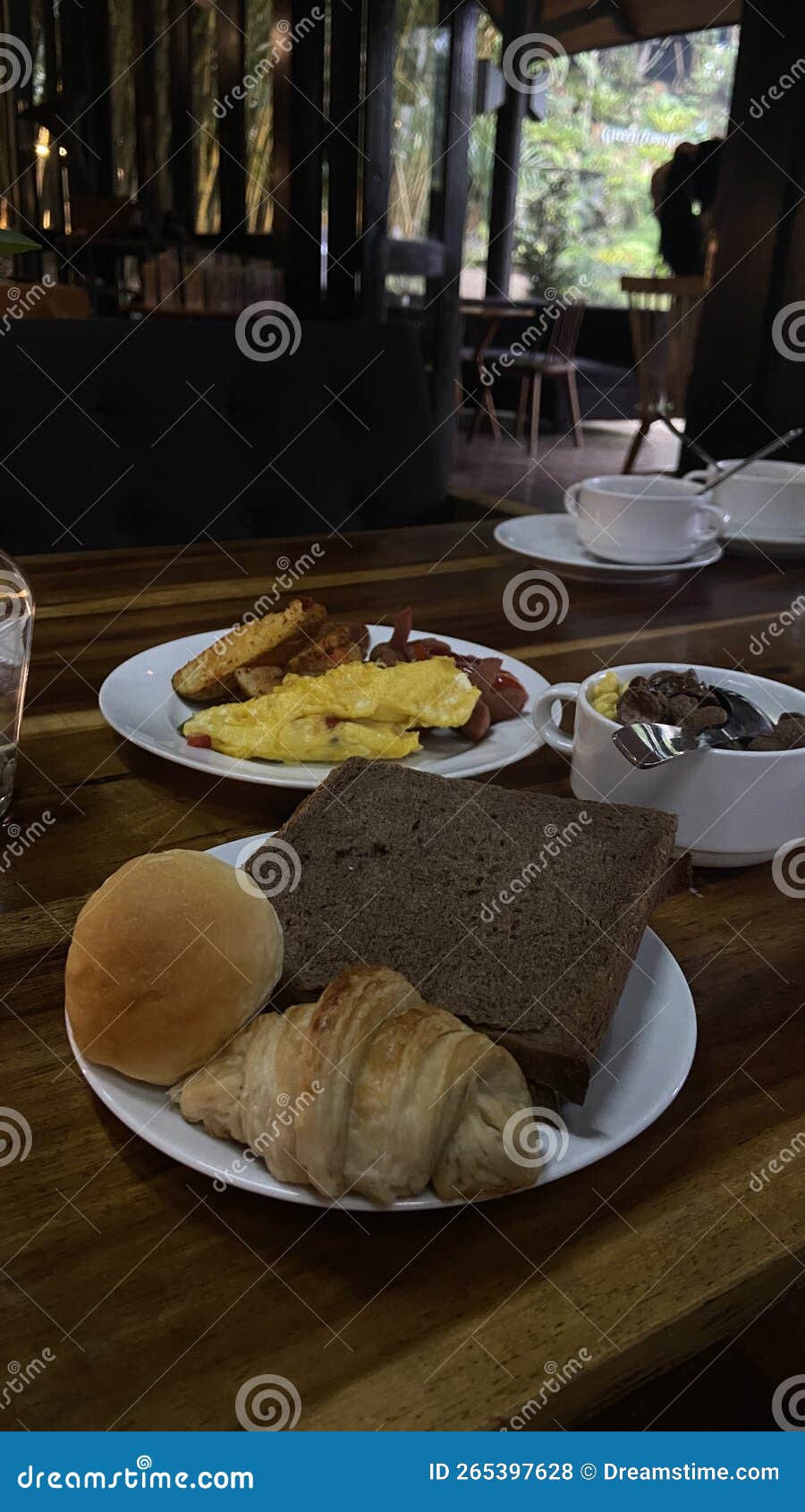 Breakfast stock photo. Image of powerful, bread, breakfast - 265397628