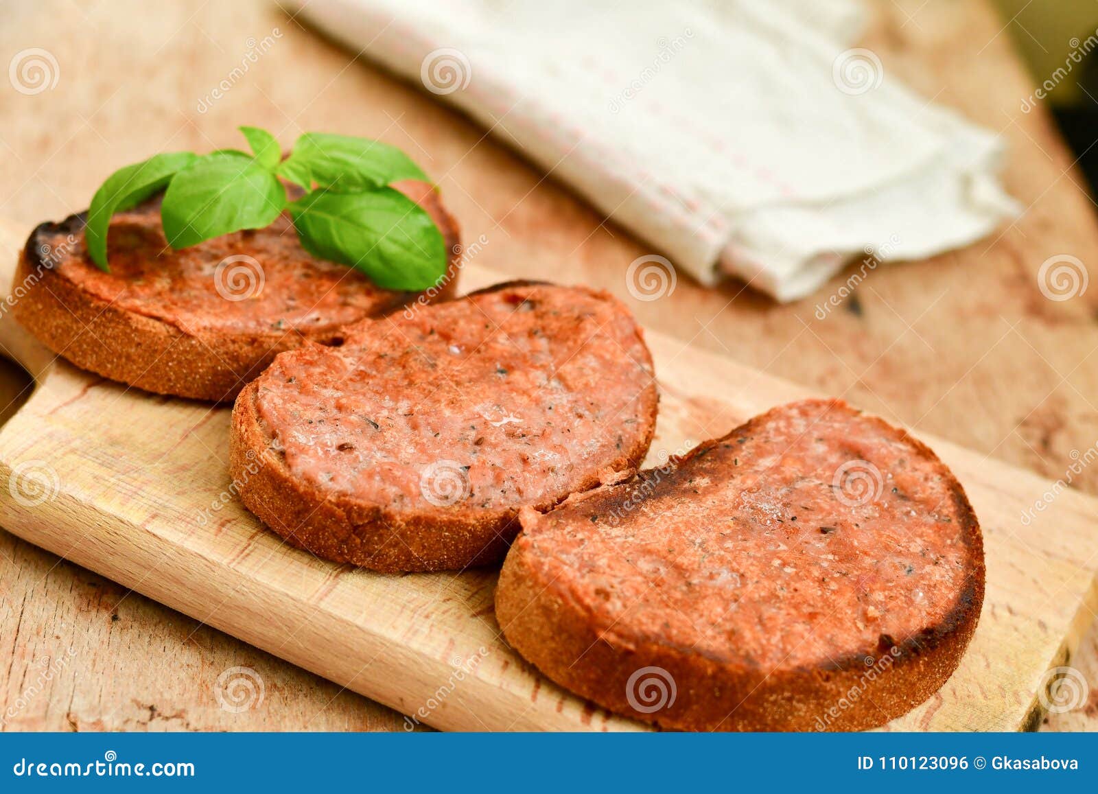 Mince toast stock photo. Image of delicious, darkened - 110123096