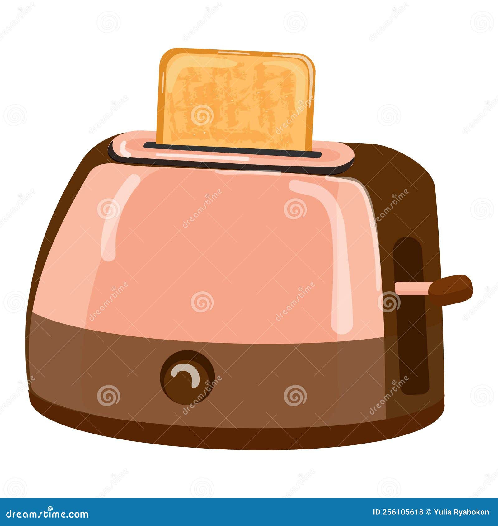 Breakfast Toaster Icon Cartoon . Bread Machine Stock Illustration ...