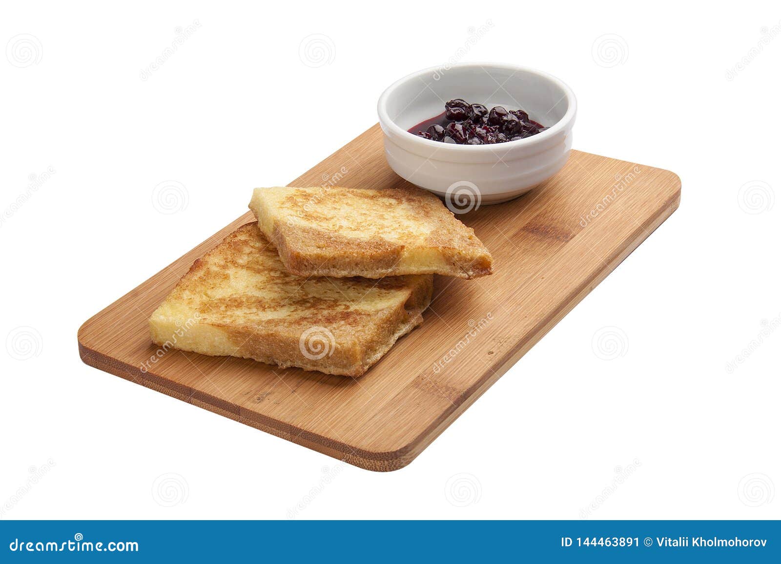 Breakfast. Toasts with jam stock image. Image of healthy - 144463891