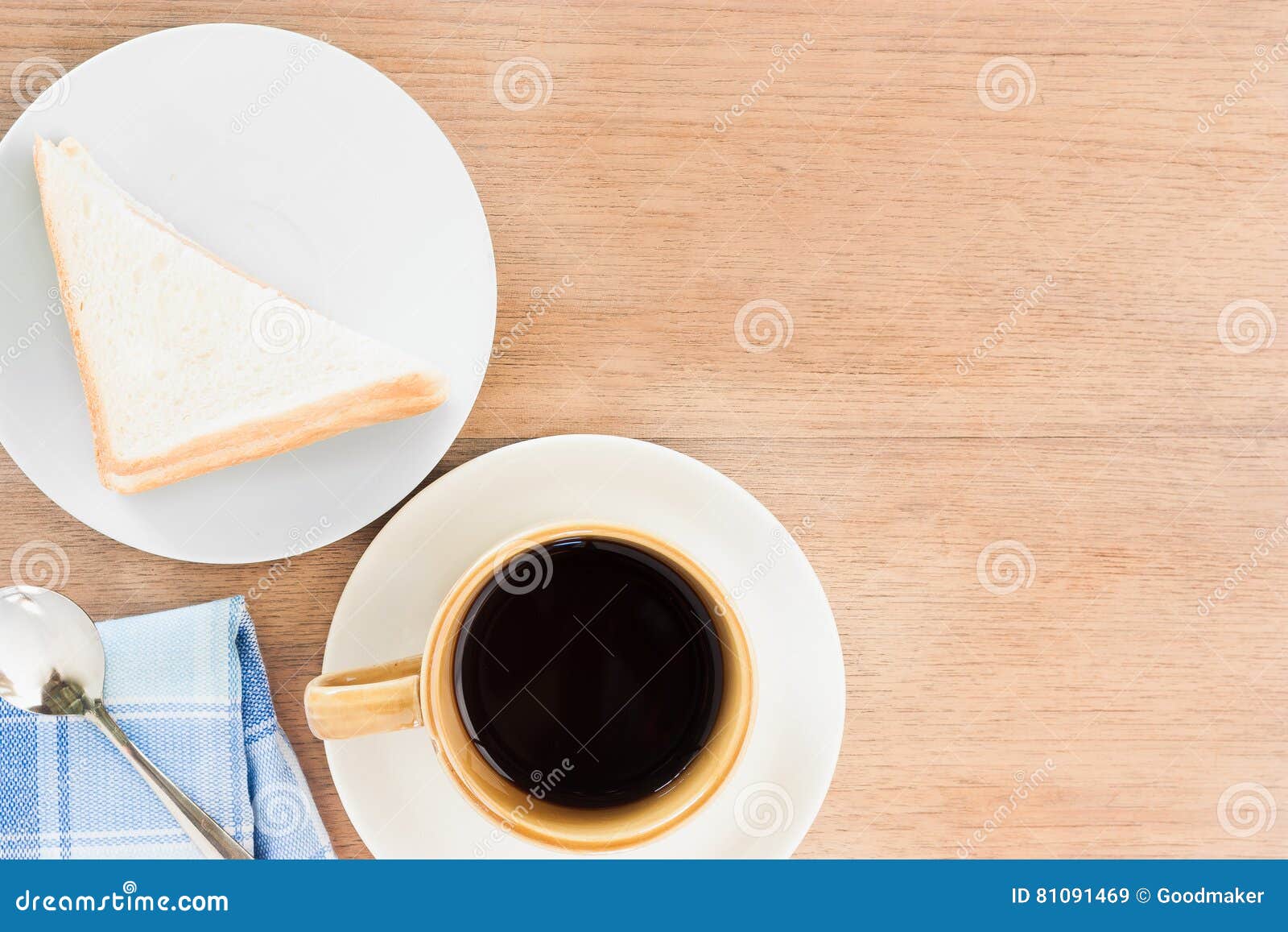 Breakfast top view stock image. Image of background, beverage - 81091469