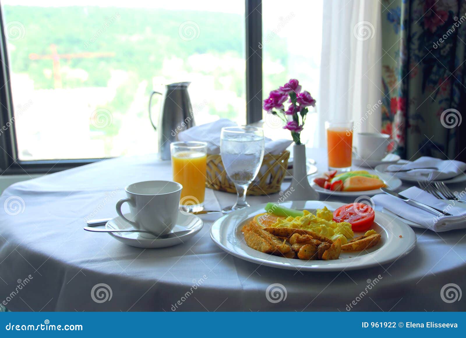 Breakfast for two stock photo. Image of couple, home, meal - 961922