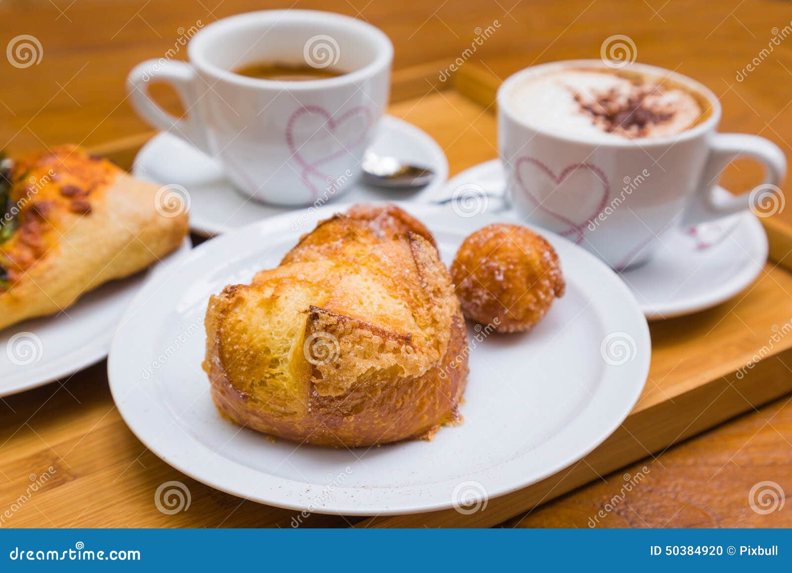 Breakfast for Two at the Bakery Stock Photo - Image of bakery, ruddy ...