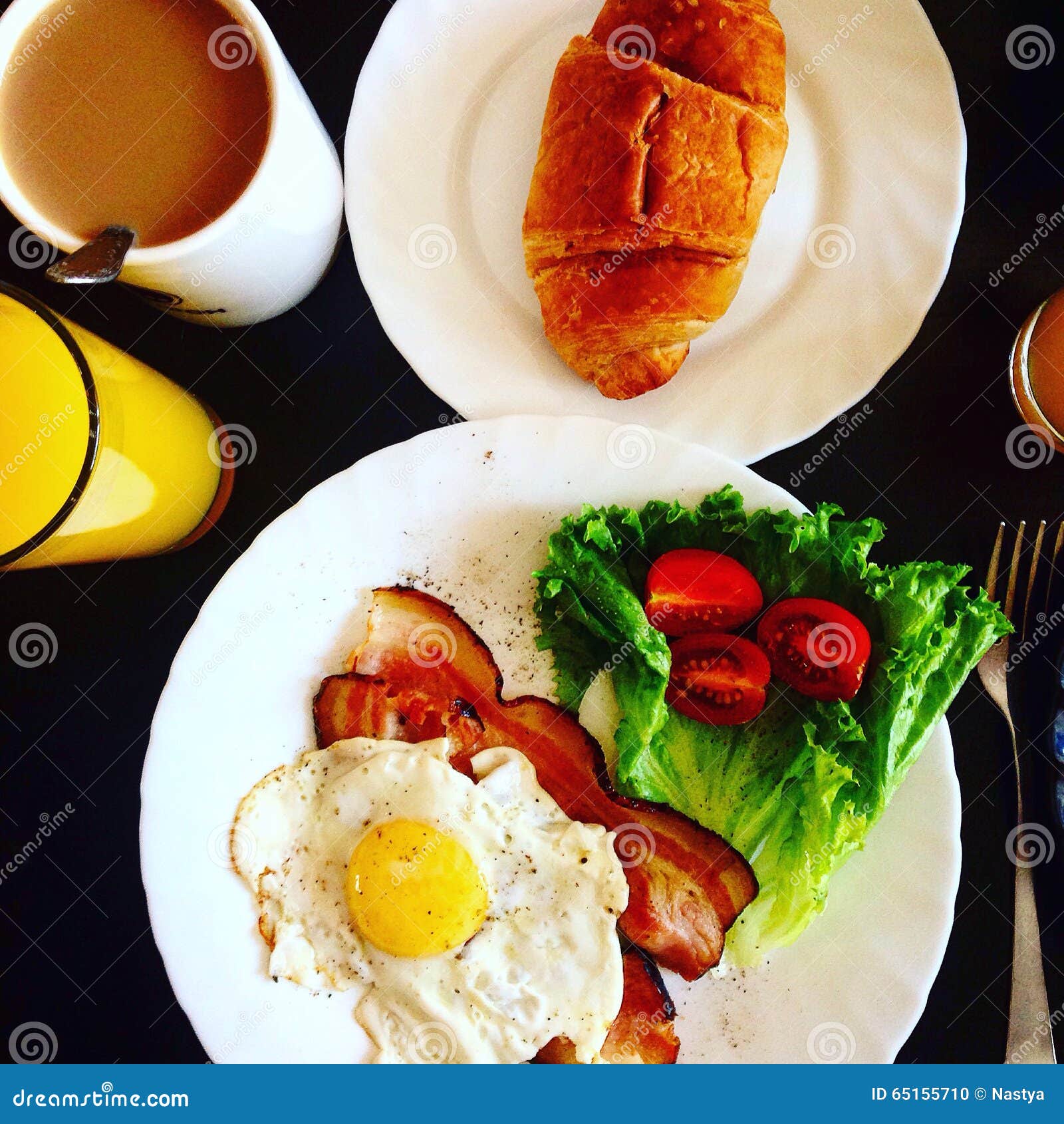 Breakfast stock photo. Image of breakfast, wonderful - 65155710