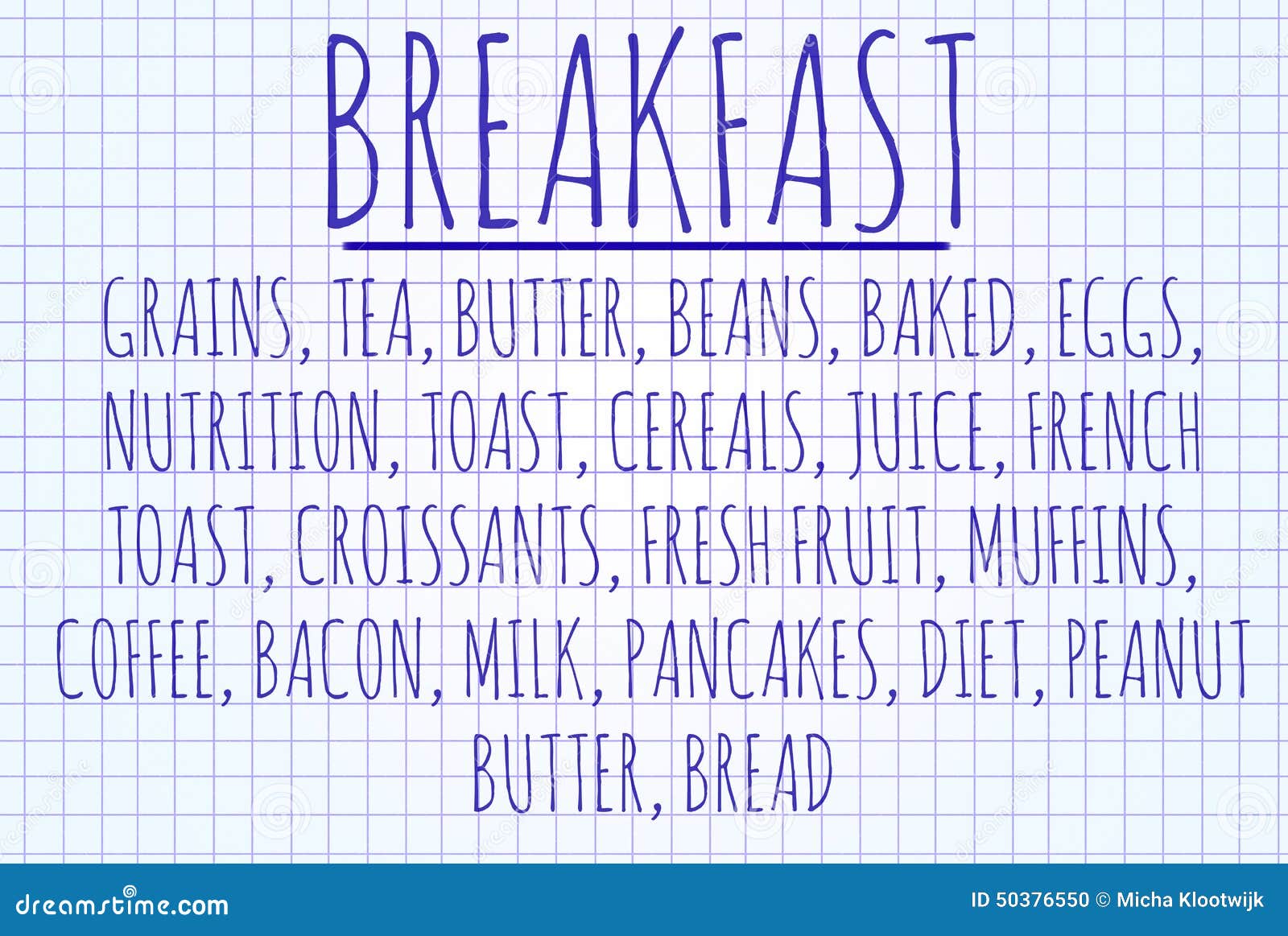Breakfast word cloud stock illustration. Illustration of cloud - 50376550
