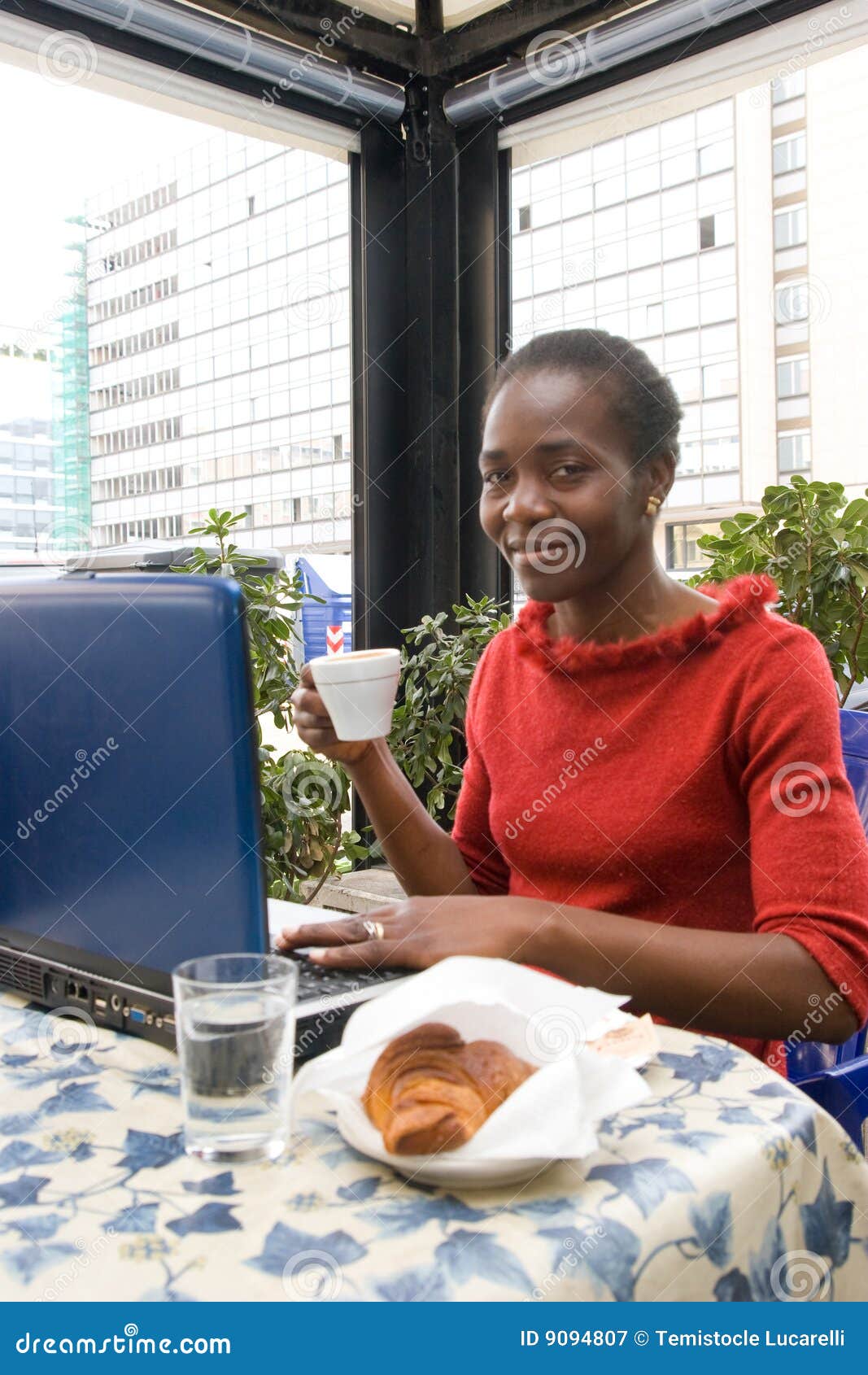 Breakfast at work stock image. Image of happy, cultur - 9094807
