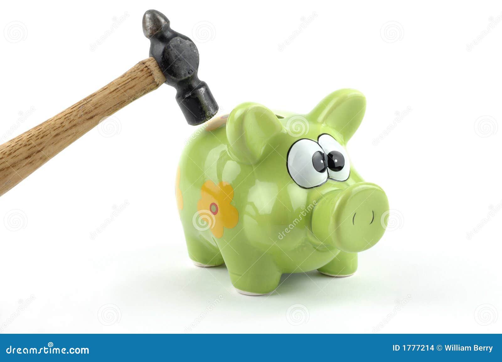 Breaking the Bank stock photo. Image of smash, coins, save - 1777214
