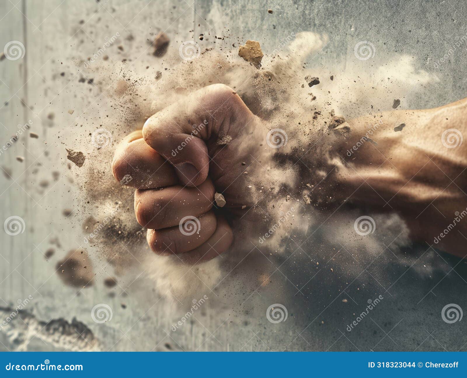 Breaking through Barriers stock photo. Image of dynamic - 318323044