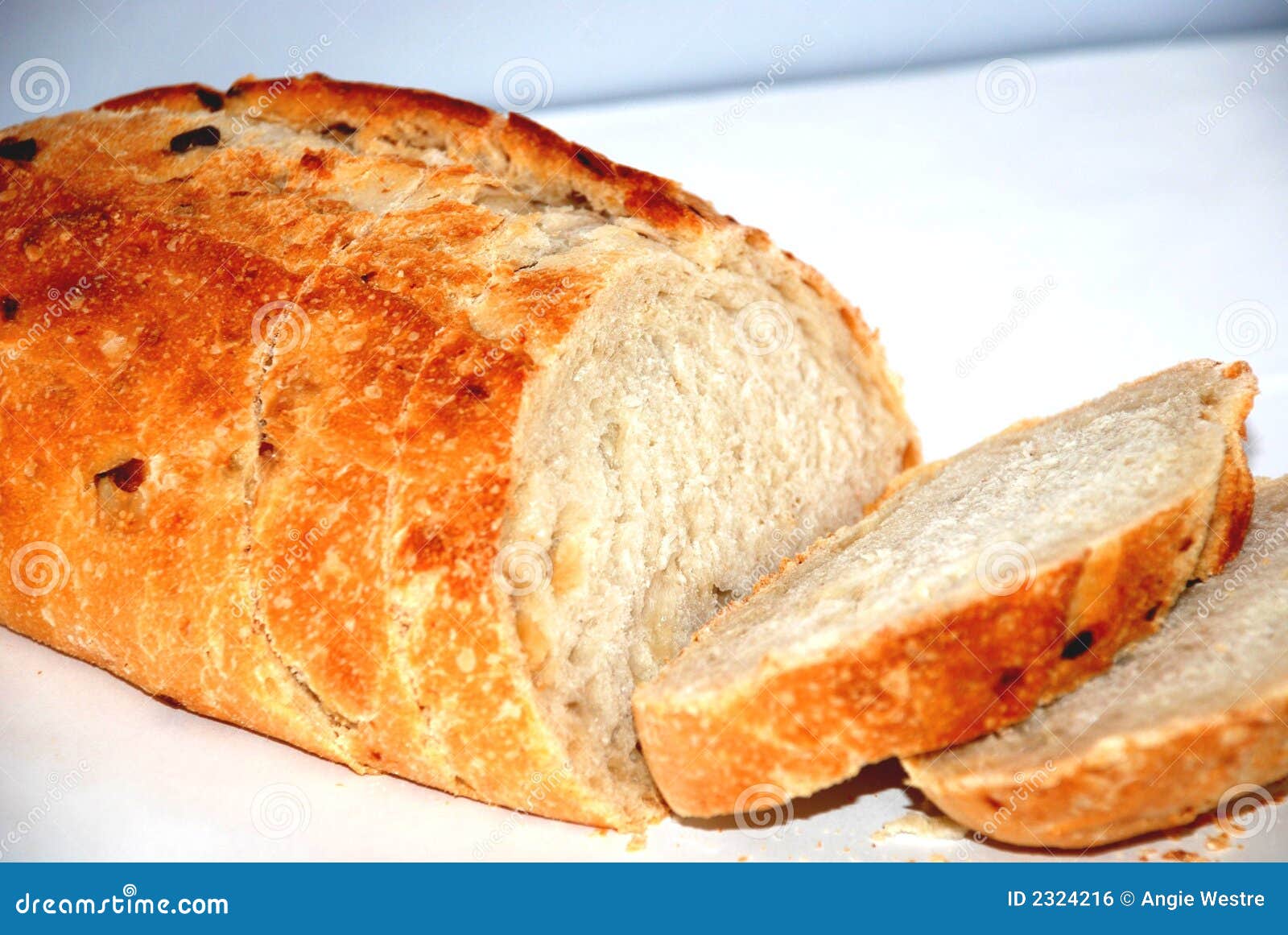 Breaking Bread stock photo. Image of crust, slice, french - 2324216