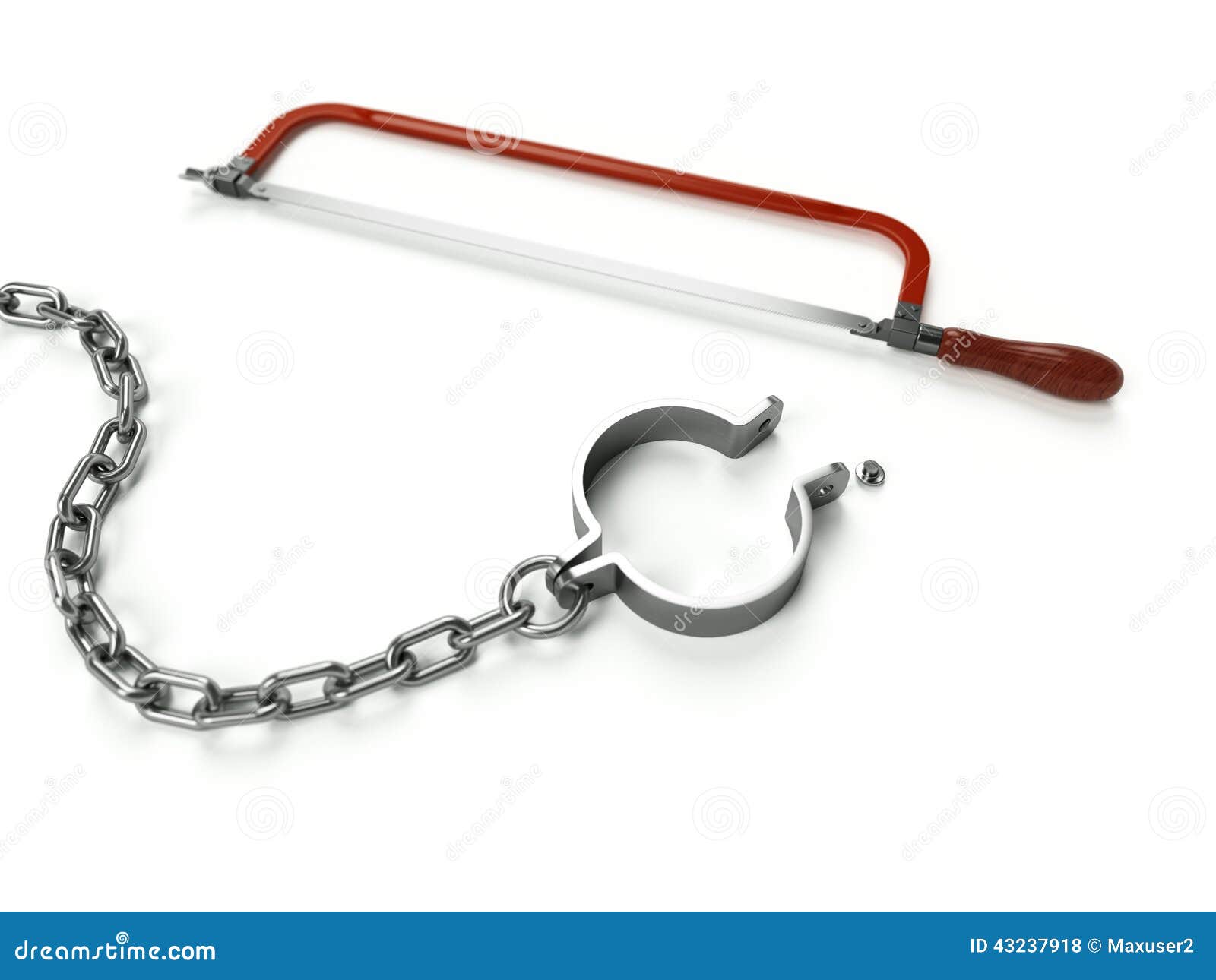 Breaking chains stock photo. Image of locksmith, unchained - 43237918