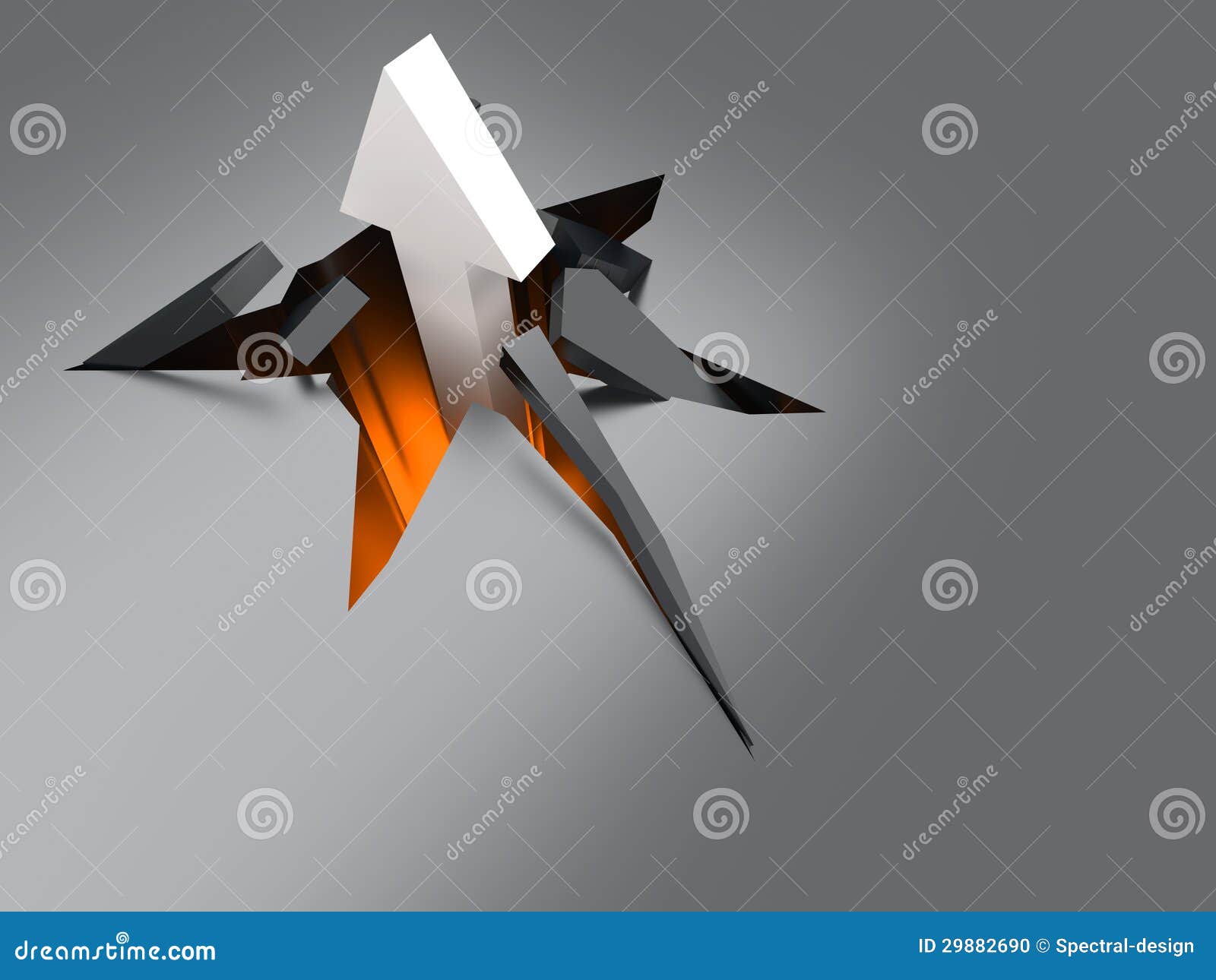 Break through stock illustration. Illustration of barrier - 29882690