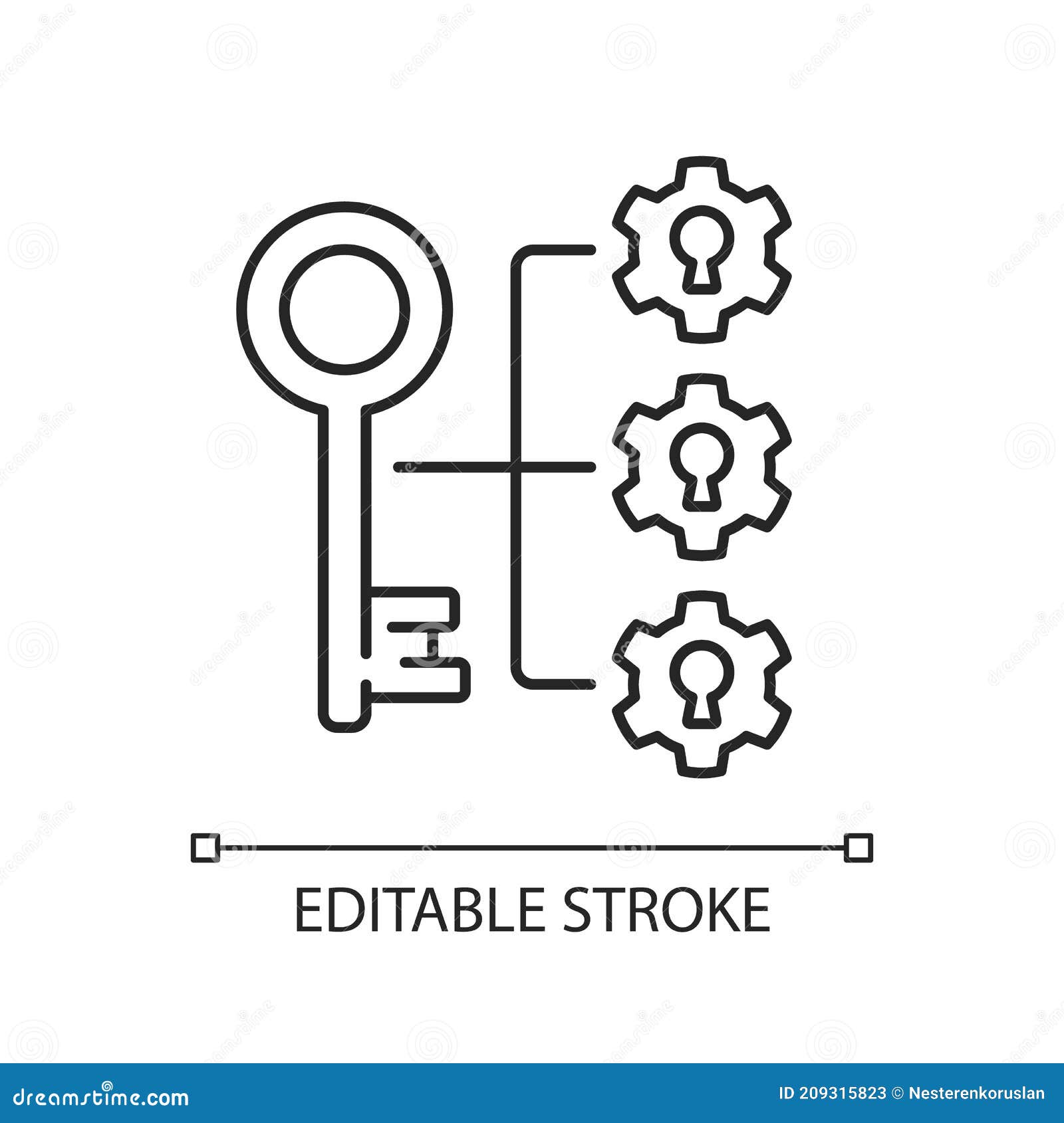 Breaking Down Barriers Calligraphy. Vector Ink Illsutartion ...