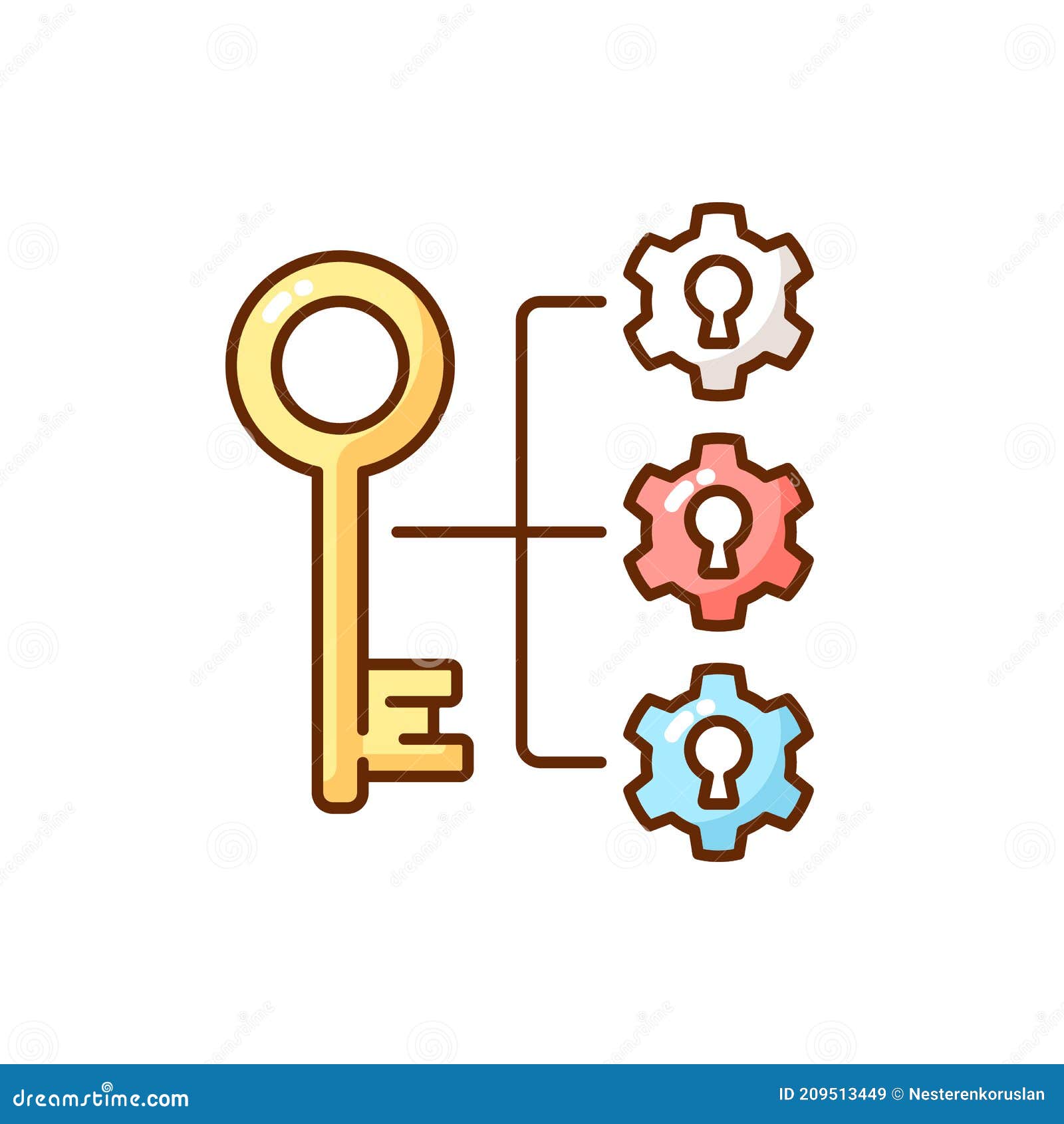 Breaking Down Barriers Calligraphy. Vector Ink Illsutartion ...