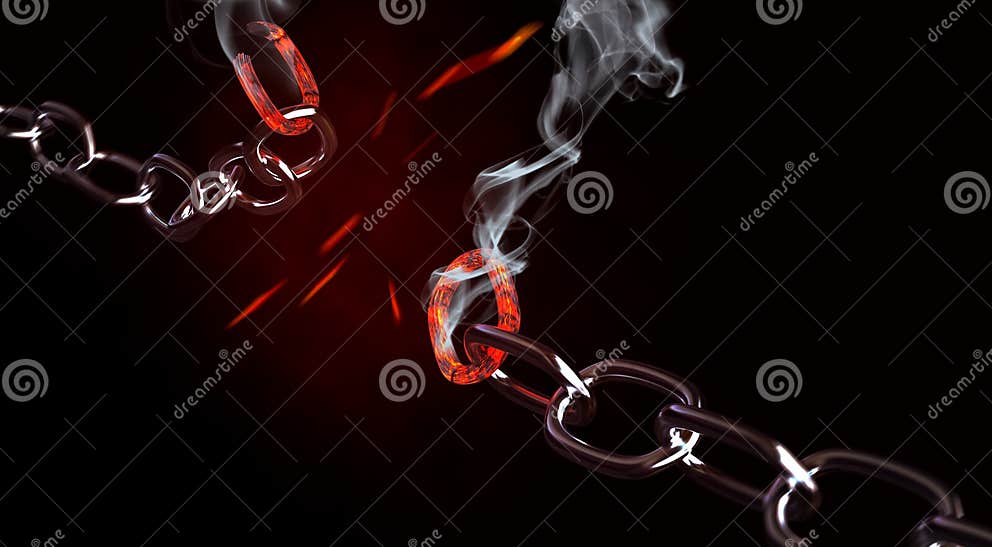 Breaking free stock illustration. Illustration of black - 8824305