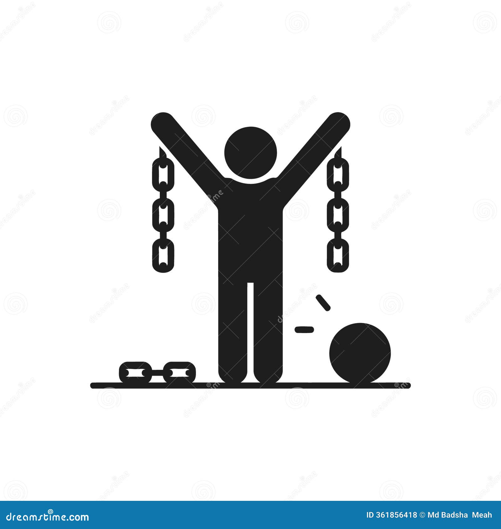 Chains Icon On White Background. Chains Icon For Your Web Site Design ...