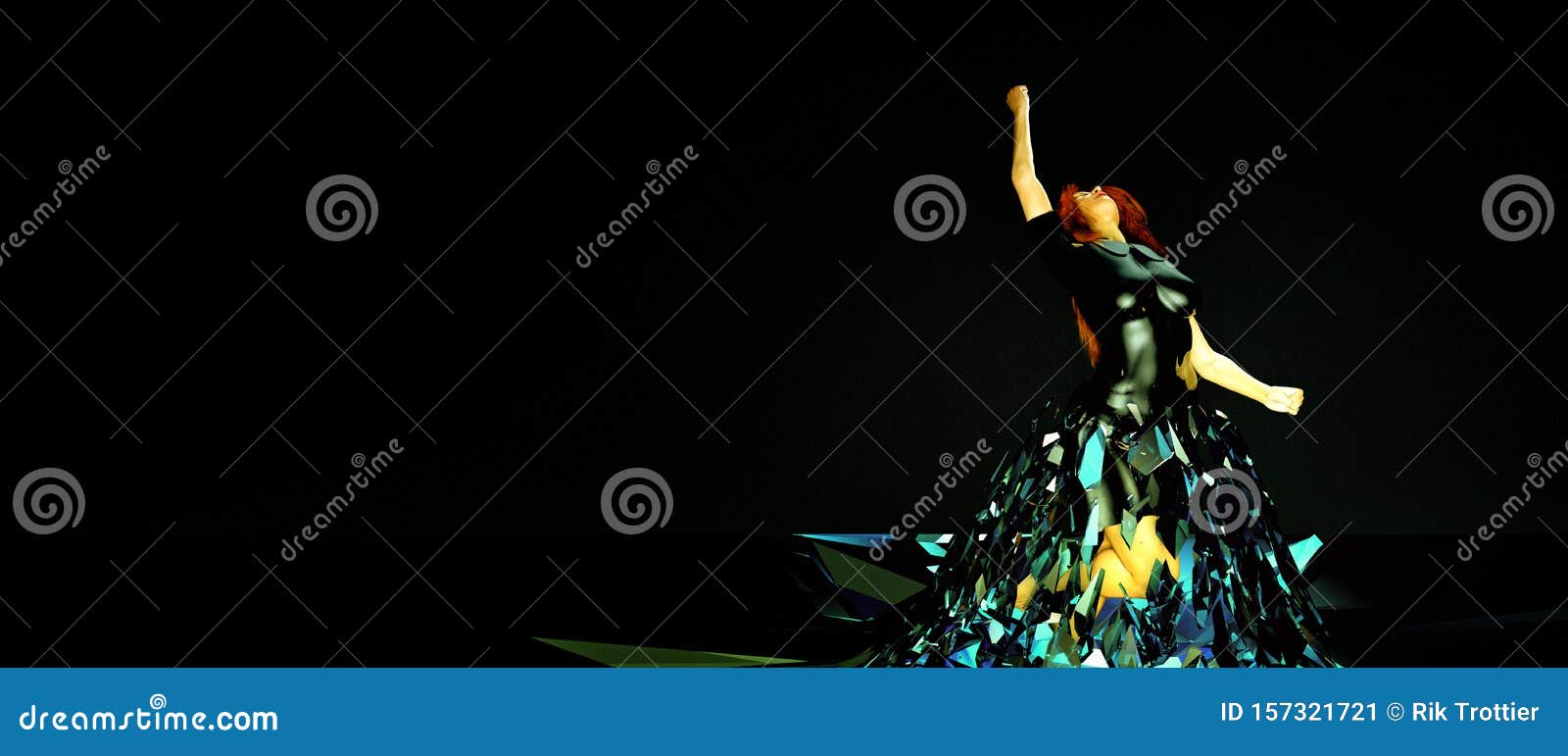 Breaking through Glass Ceiling Stock Illustration - Illustration of ...