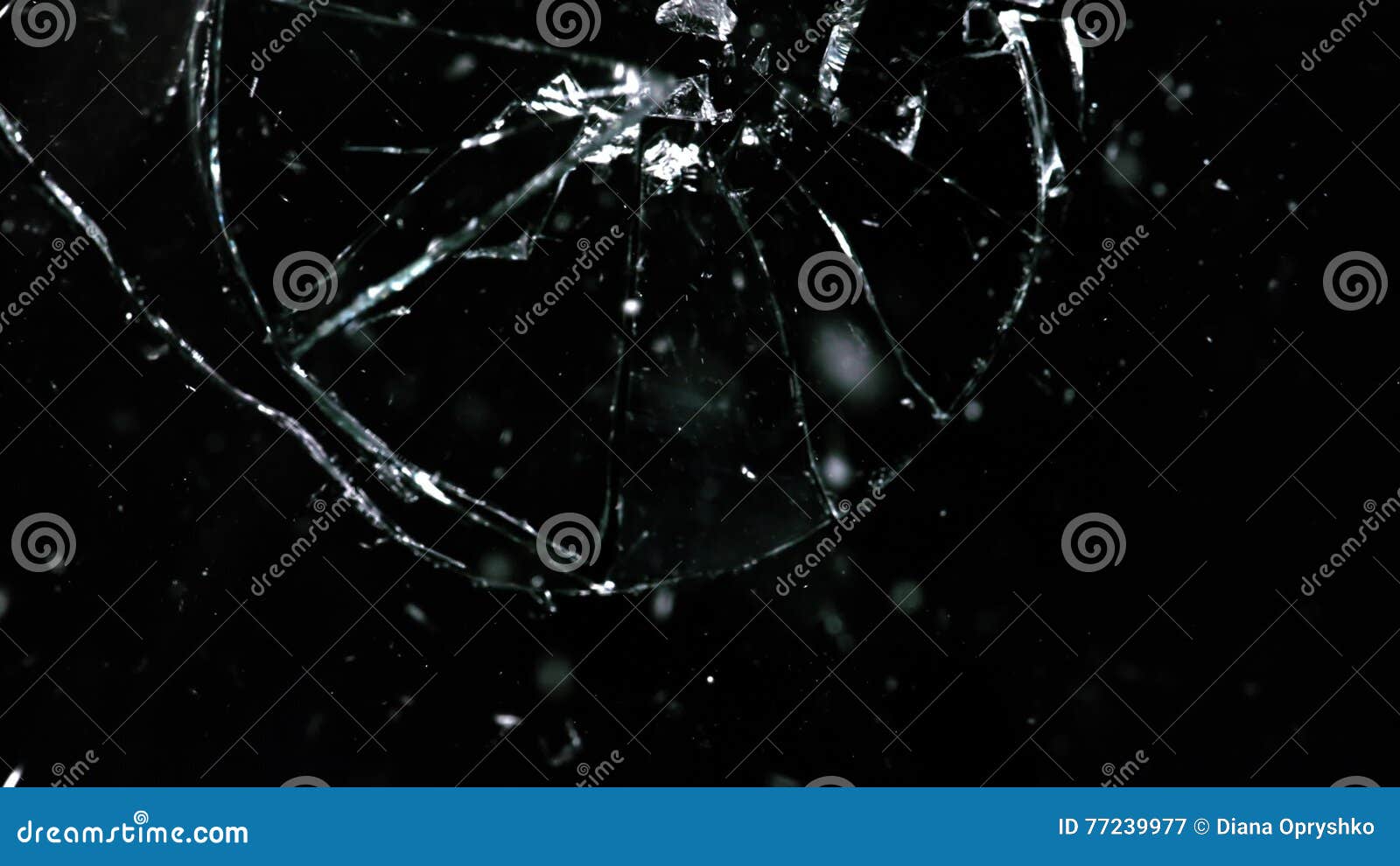 Breaking Glass Shattering Slow Motion Stock Video - Video of bullet ...