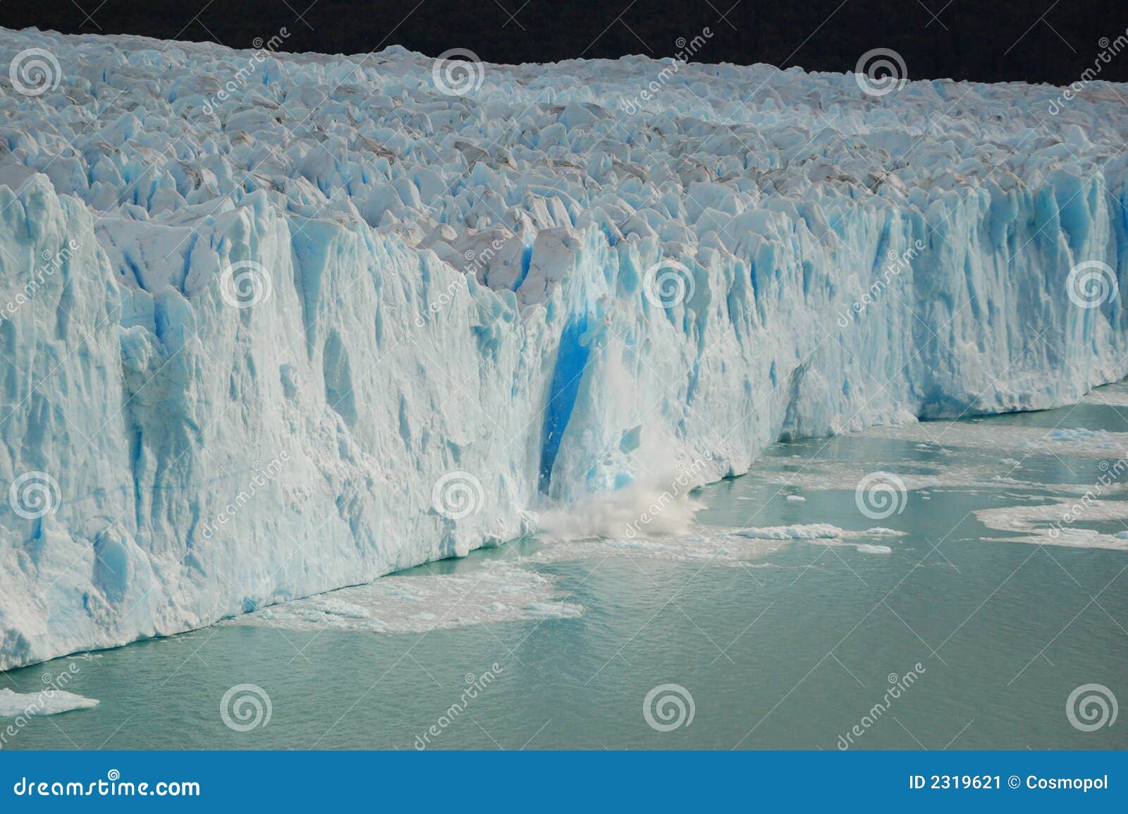 Breaking the Ice stock image. Image of mountains, evening - 2319621