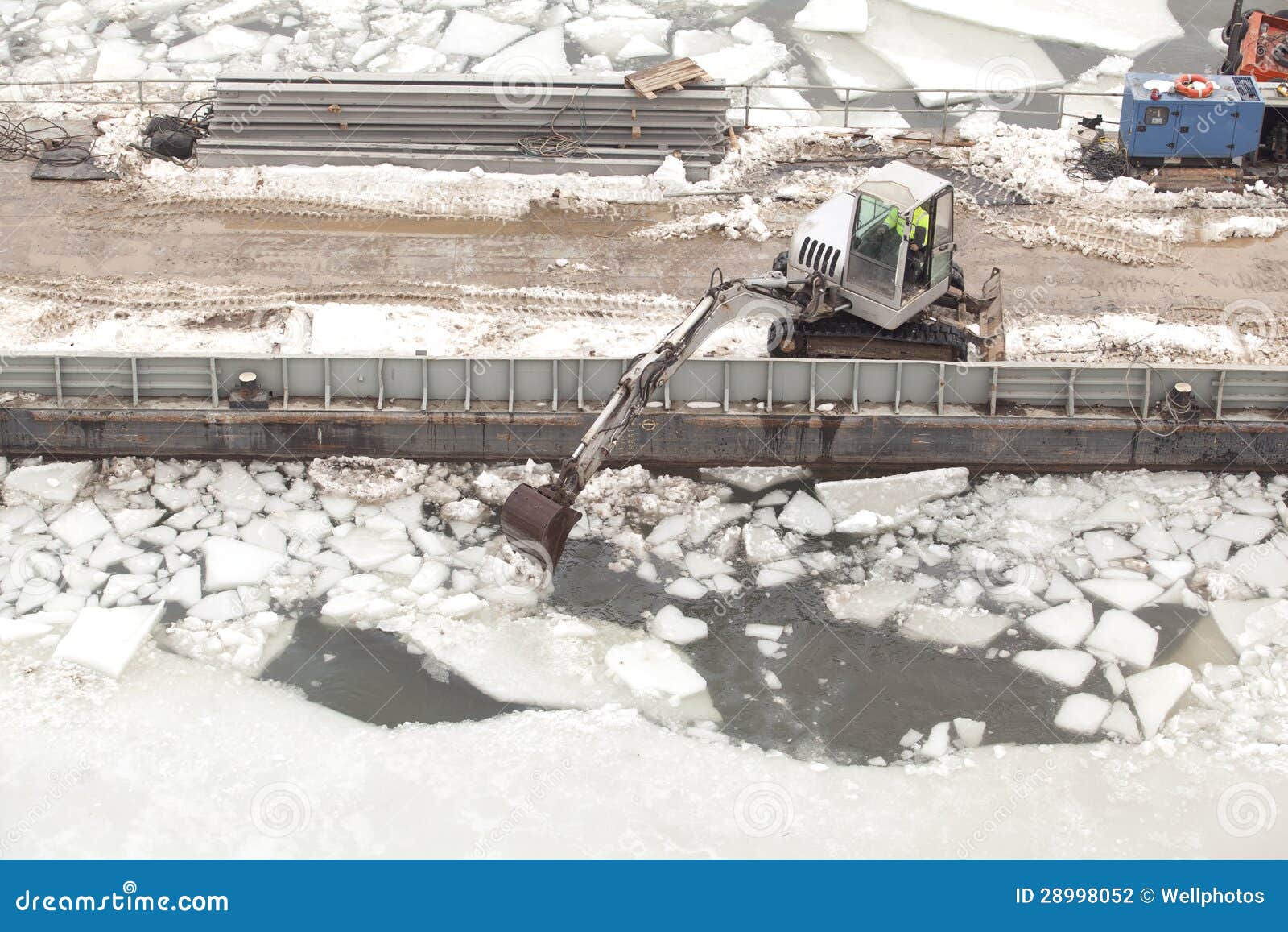Breaking the ice stock photo. Image of float, breaker - 28998052